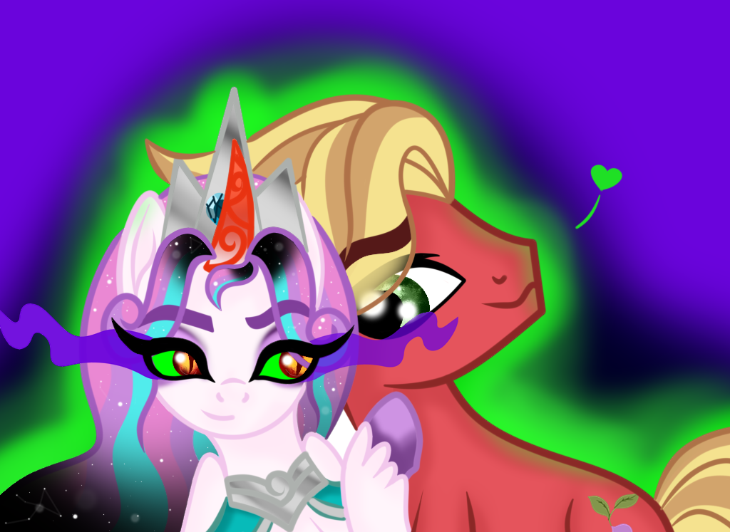 #2765877 - safe, artist:owocrystalcatowo, sprout cloverleaf, oc, oc ...