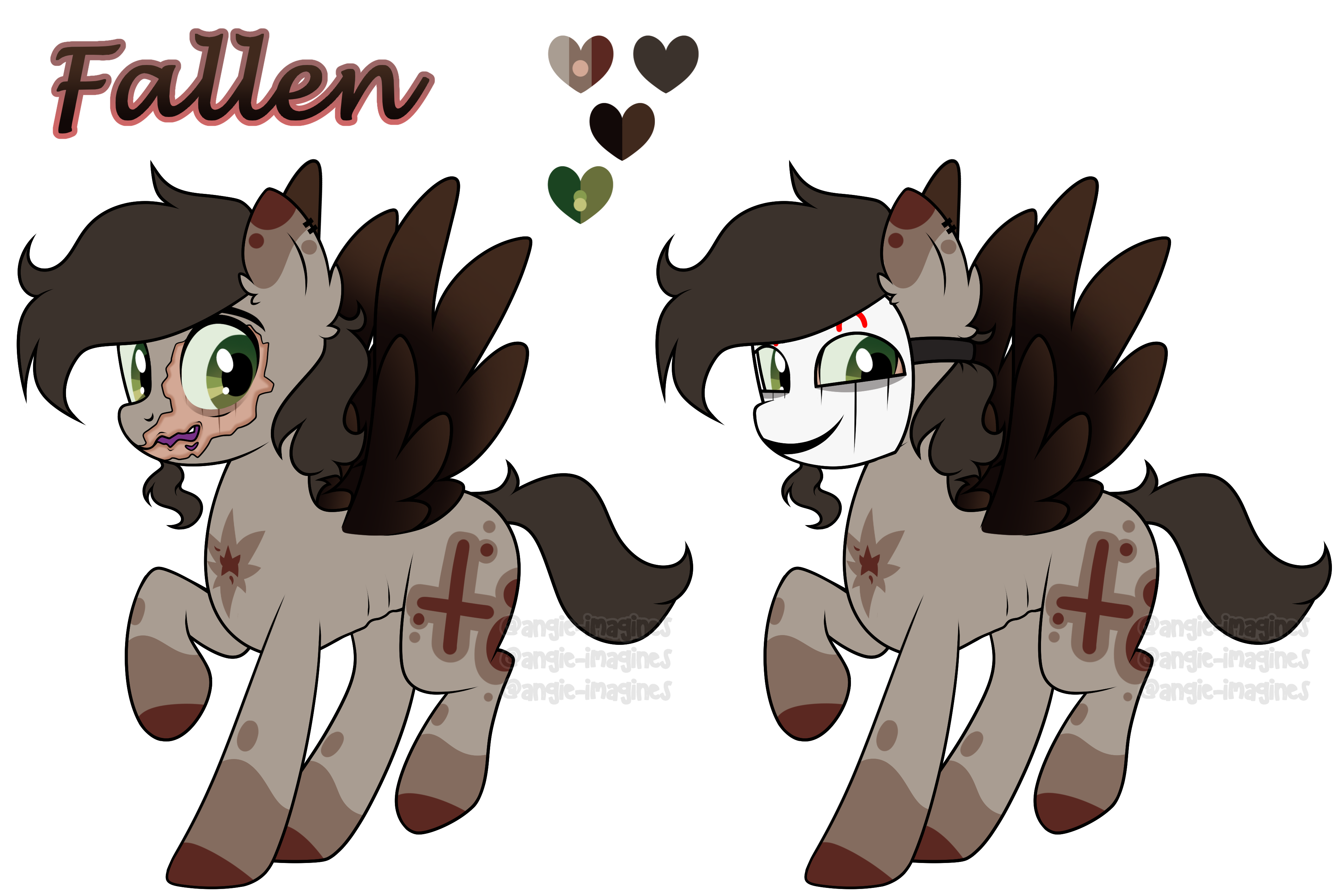 #2766946 - safe, artist:angie imagines, oc, oc only, oc:fallen angel ...