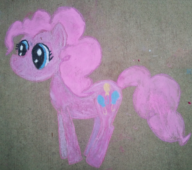 #2541699 - artist needed, safe, pinkie pie, pony, g4, chalk art, chalk ...