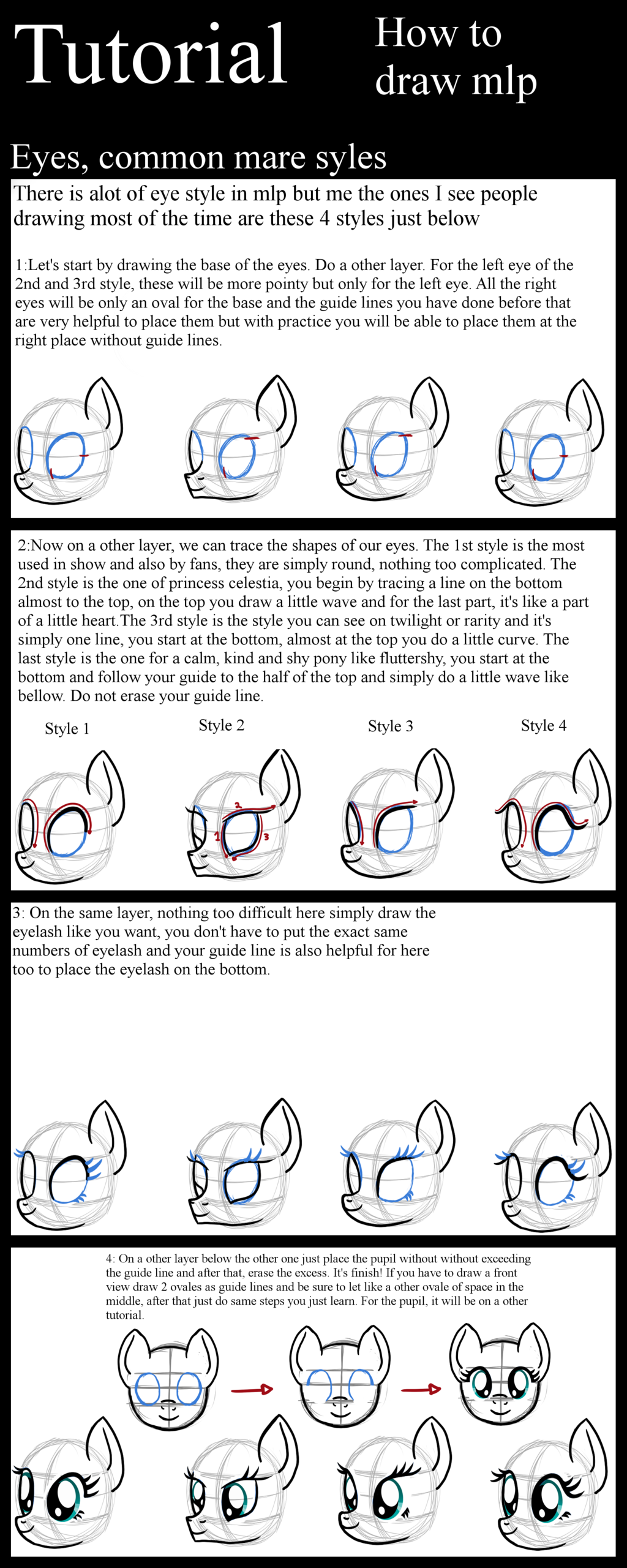 #2557949 - safe, artist:phoenixdash, eye, eyes, front view, guide, how ...