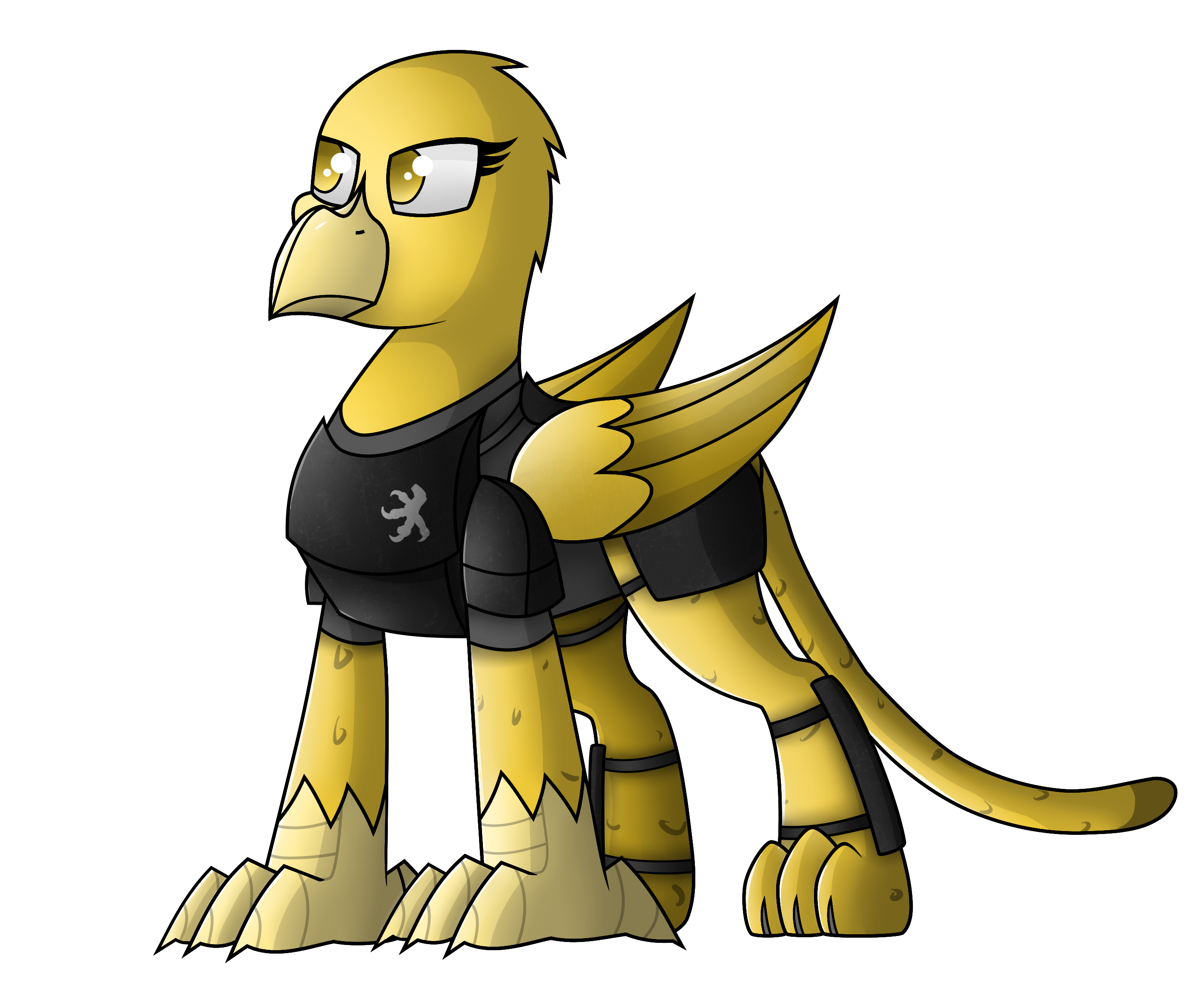 #2557951 - safe, artist:somber, oc, oc only, oc:golden flash, griffon ...