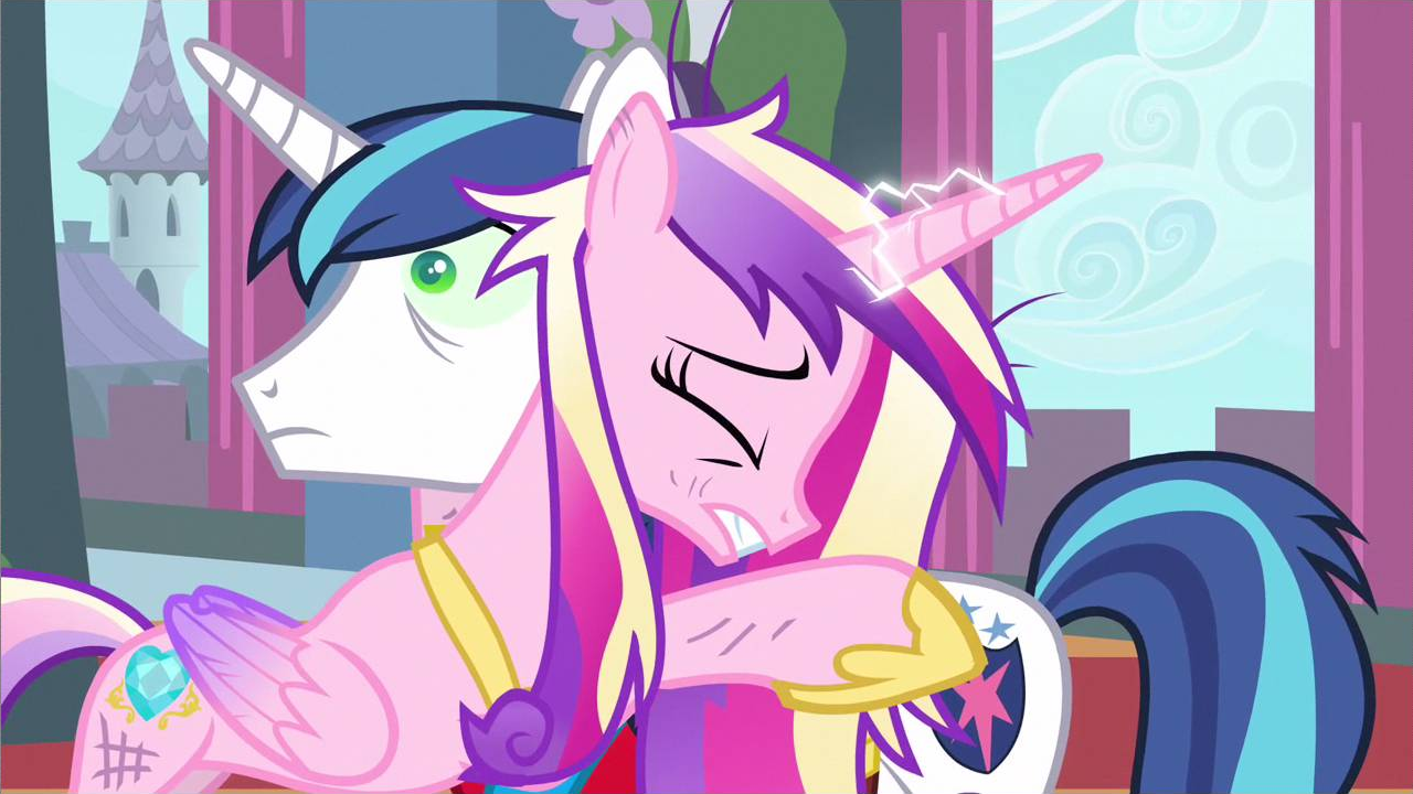 #2543103 - safe, screencap, princess cadance, shining armor, alicorn ...