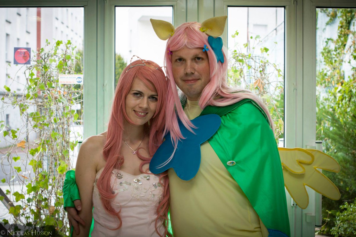 #2575148 - safe, artist:jaroslav haken, fluttershy, human, bronydays ...