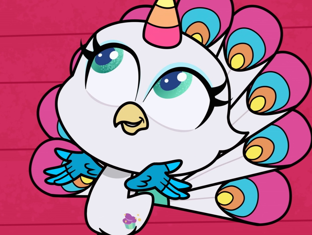 #2590105 - safe, screencap, sugar snap, bird, peacock, g4.5, magical ...