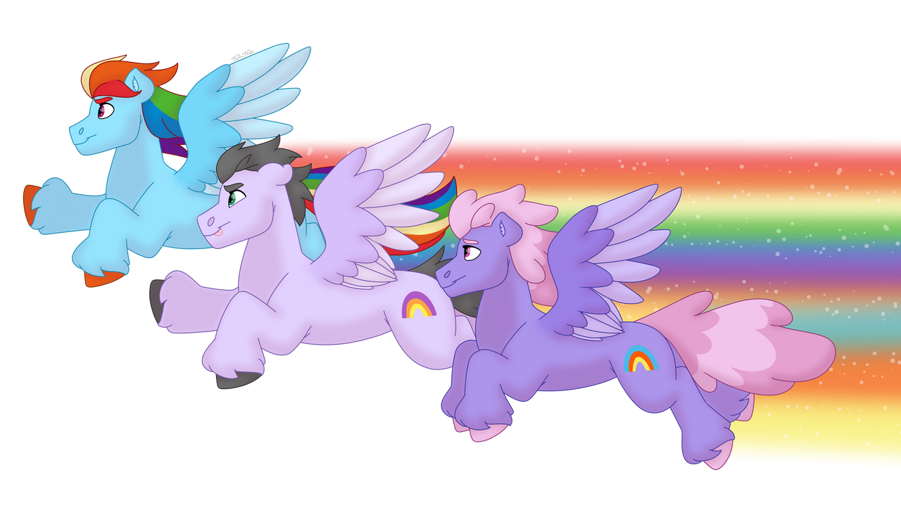 #2636698 - safe, artist:itstechtock, rainbow dash, rainbow swoop ...