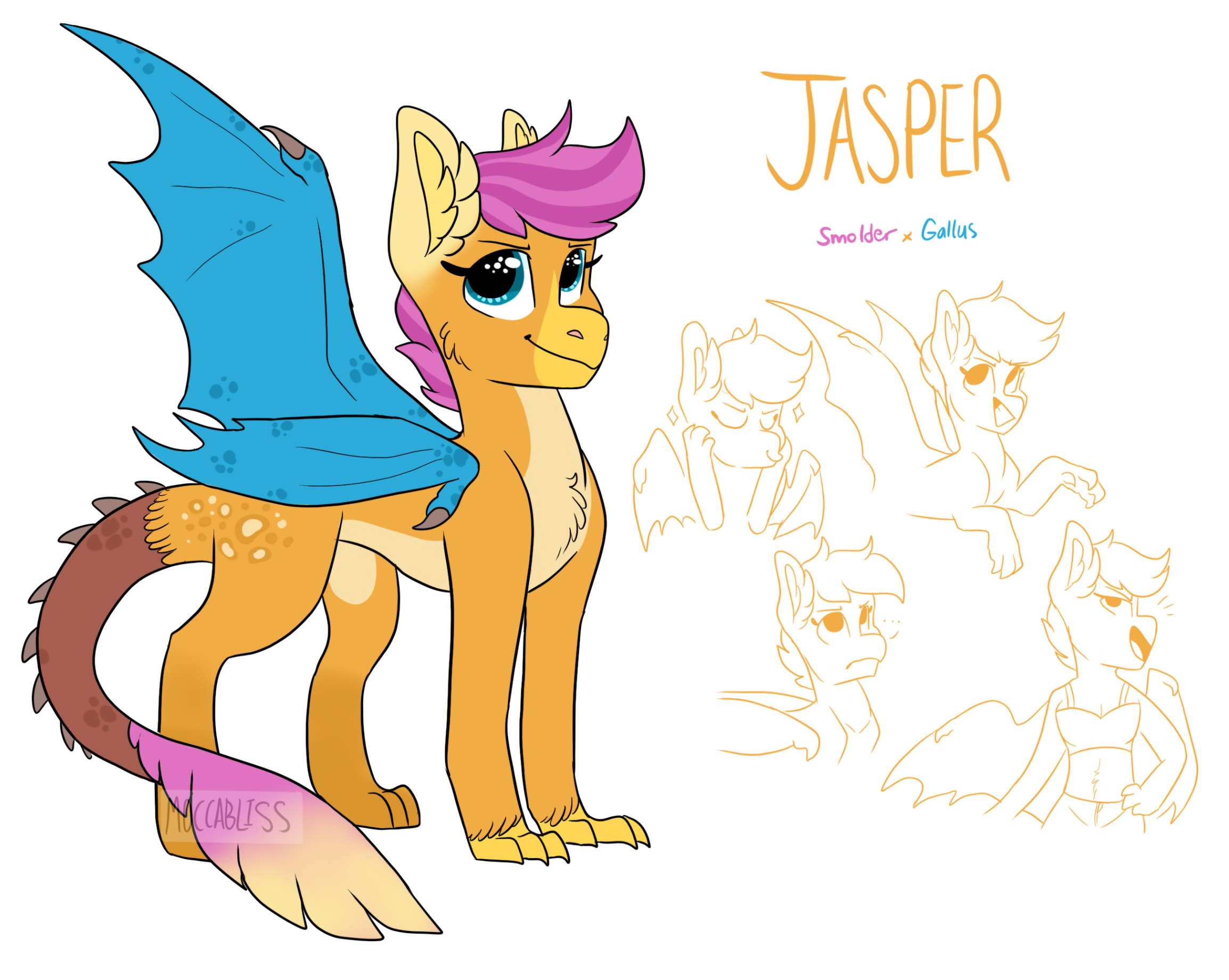 #2640728 - safe, artist:moccabliss, oc, oc only, oc:jasper, dragon ...