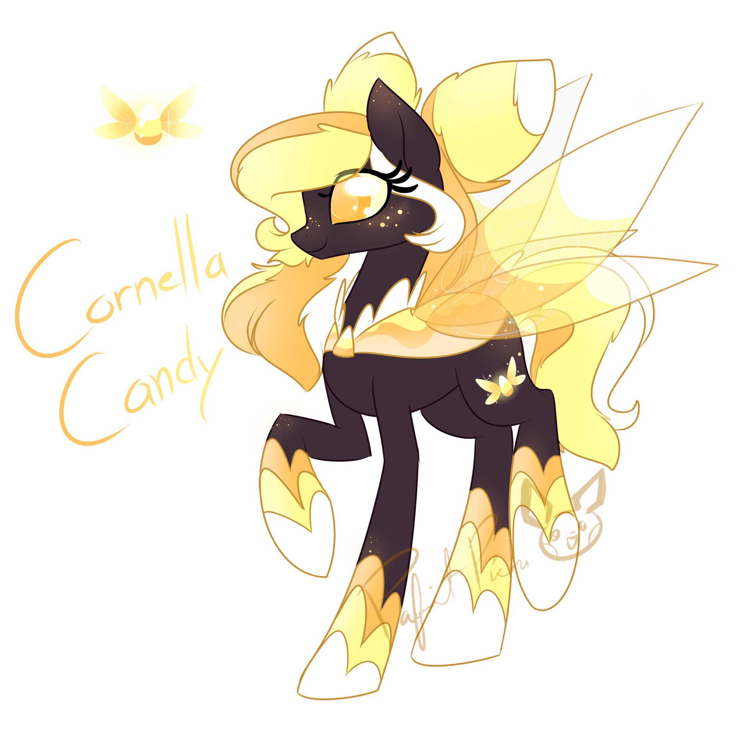 #2628968 - safe, artist:piichu-pi, oc, oc only, pony, fairy wings ...
