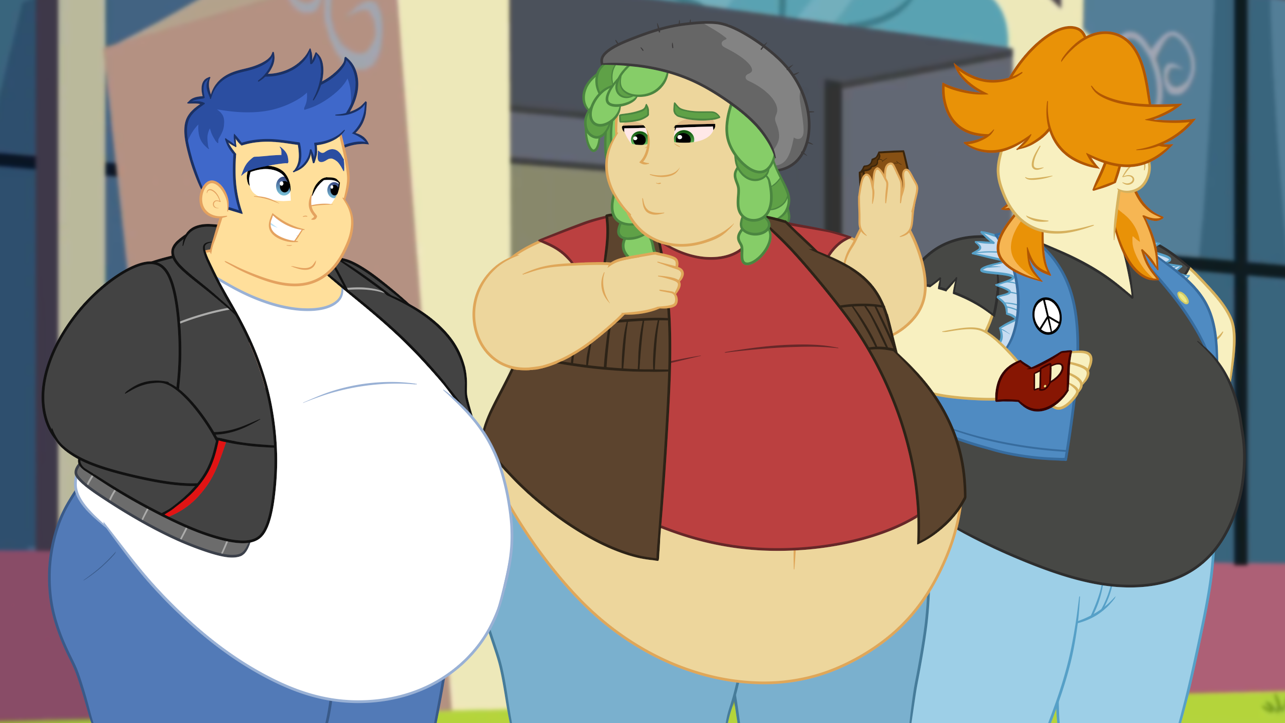 #2629443 - safe, artist:neongothic, flash sentry, sandalwood, valhallen ...