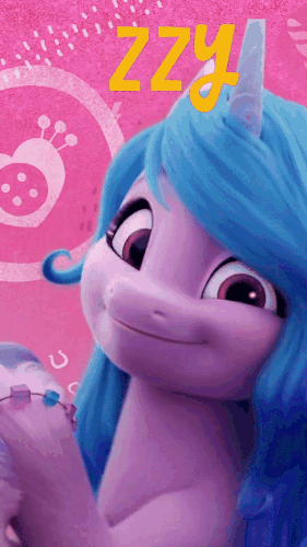 #2662354 - safe, izzy moonbow, pony, unicorn, g5, animated, cute, gif ...