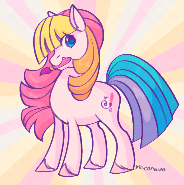 #2667067 - safe, artist:pigeorgien, toola roola, earth pony, pony, g3.5 ...