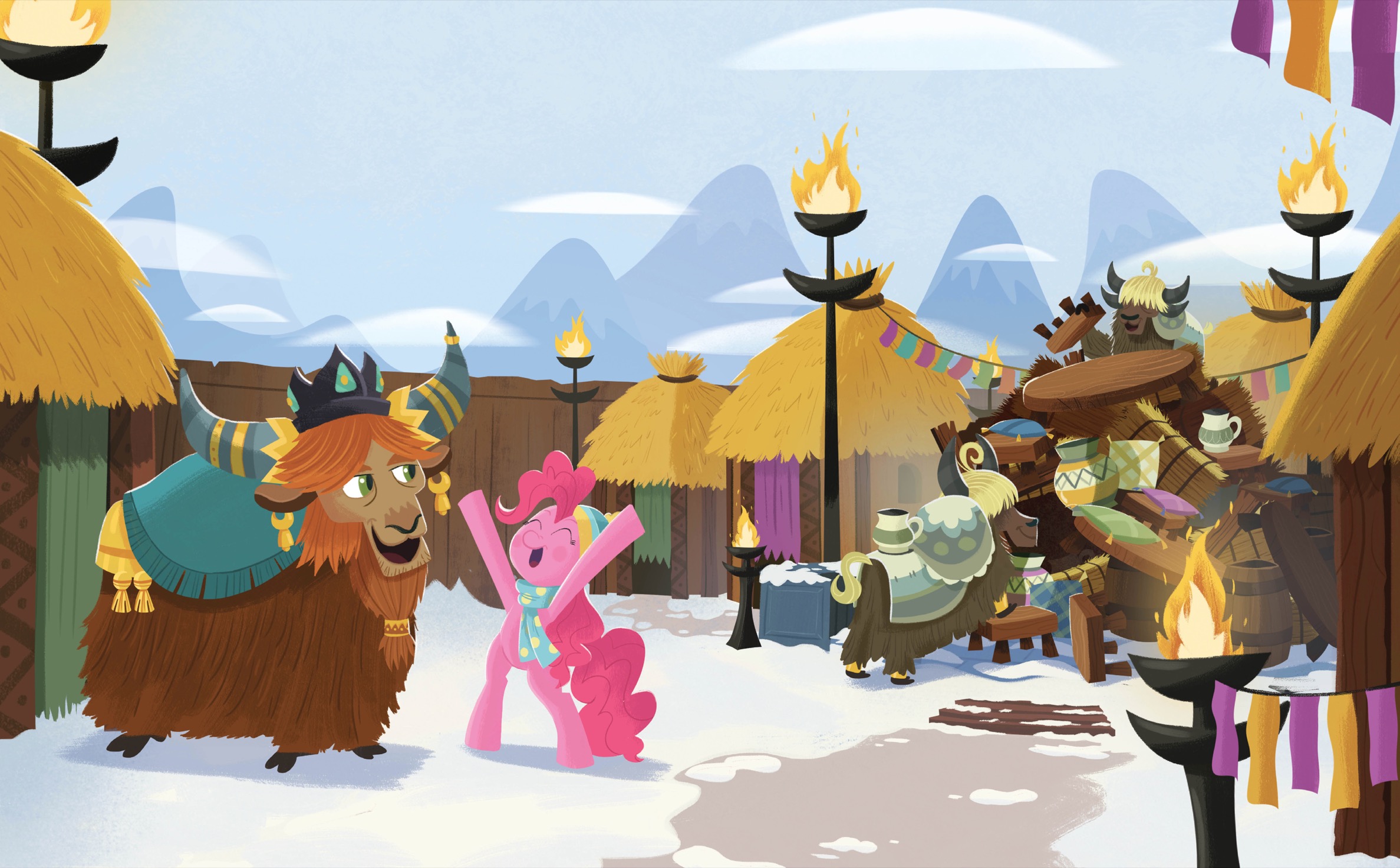 #2674818 - safe, artist:glenn thomas, pinkie pie, prince rutherford ...