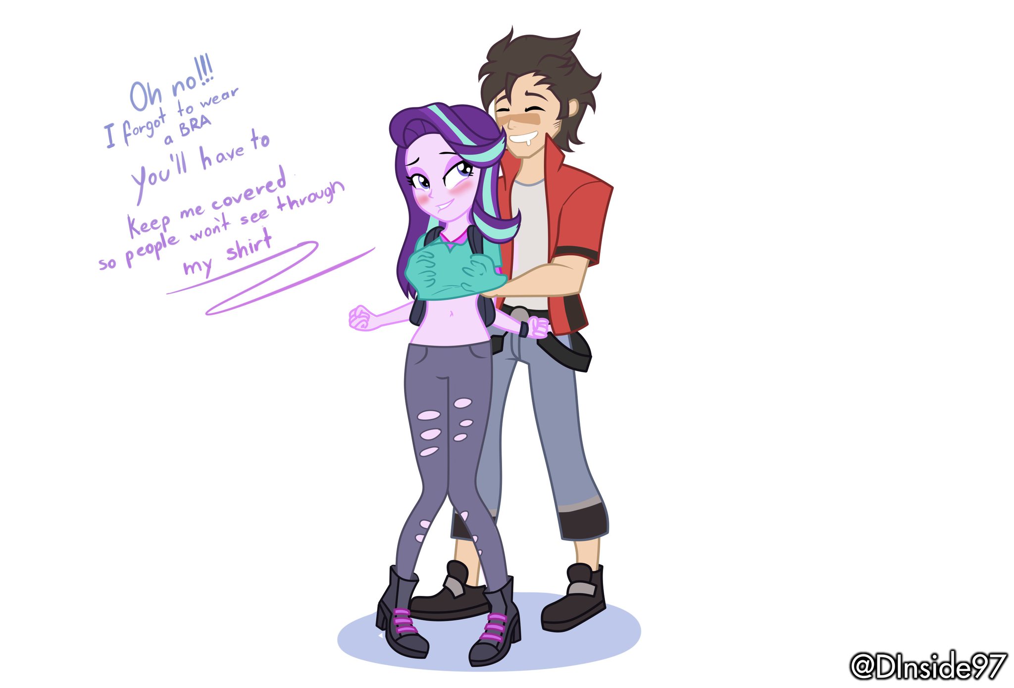 #2676497 - questionable, artist:deadinside97, starlight glimmer, oc, oc ...