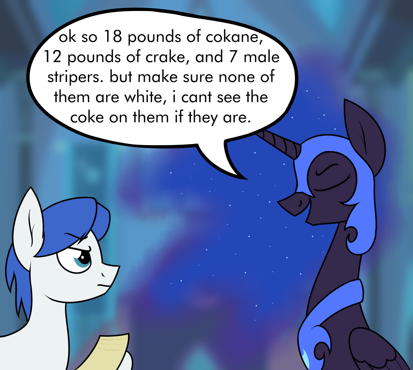 #2690804 - safe, alternate version, artist:moonatik, nightmare moon ...