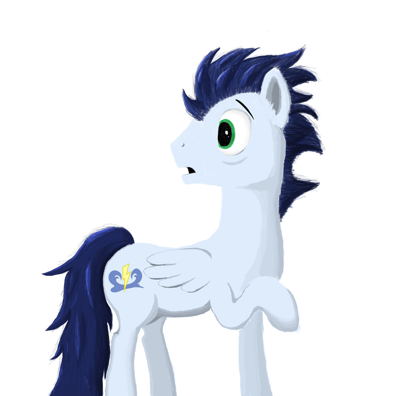 #2672565 - safe, artist:edgillock, soarin', pegasus, pony, backwards ...