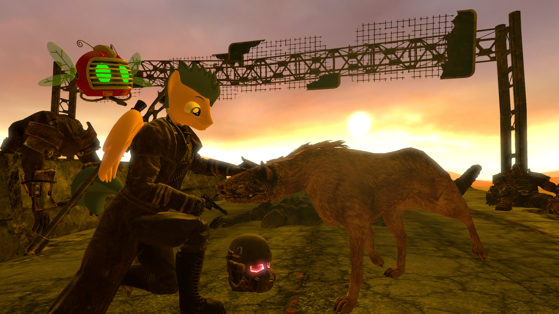 #2700376 - semi-grimdark, artist:that1guy, flash sentry, nightstalker ...