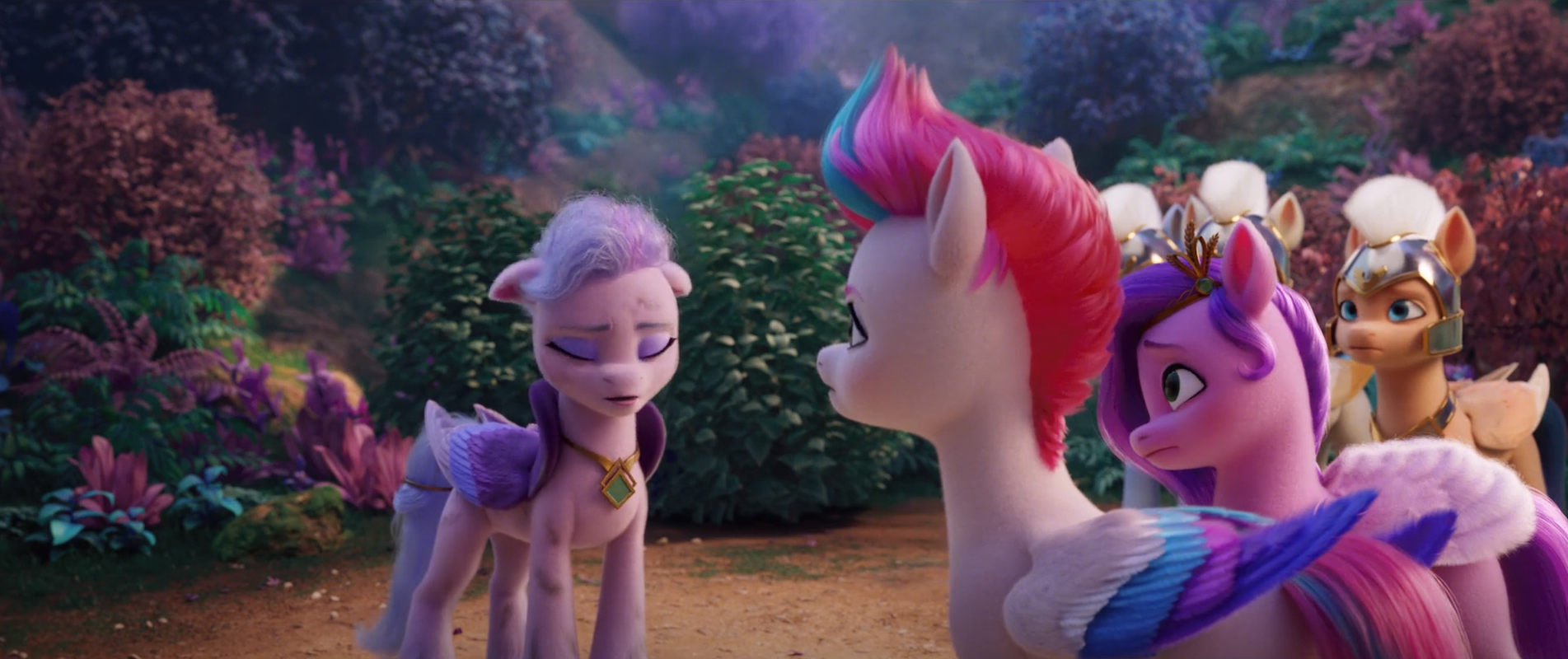 #2710981 - safe, screencap, pipp petals, queen haven, zipp storm, pegasus, pony, g5, my little ...