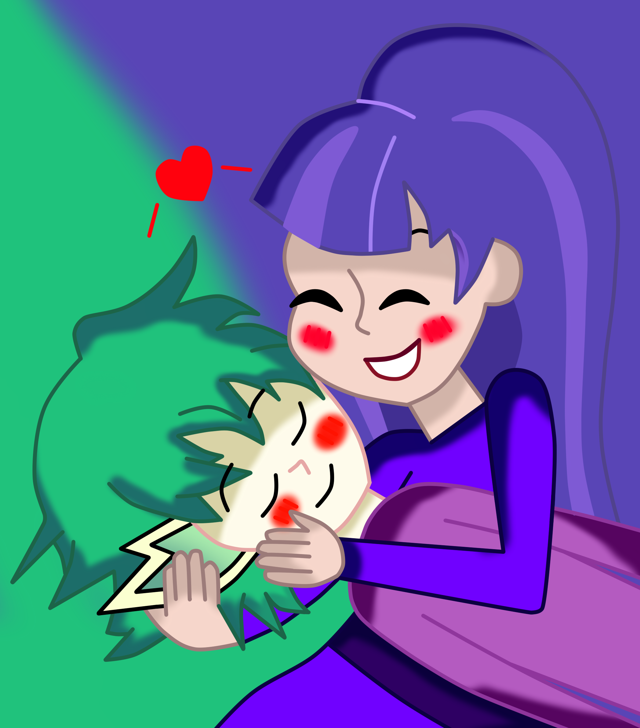 #2784428 - artist needed, source needed, safe, spike, human, g4, blush ...