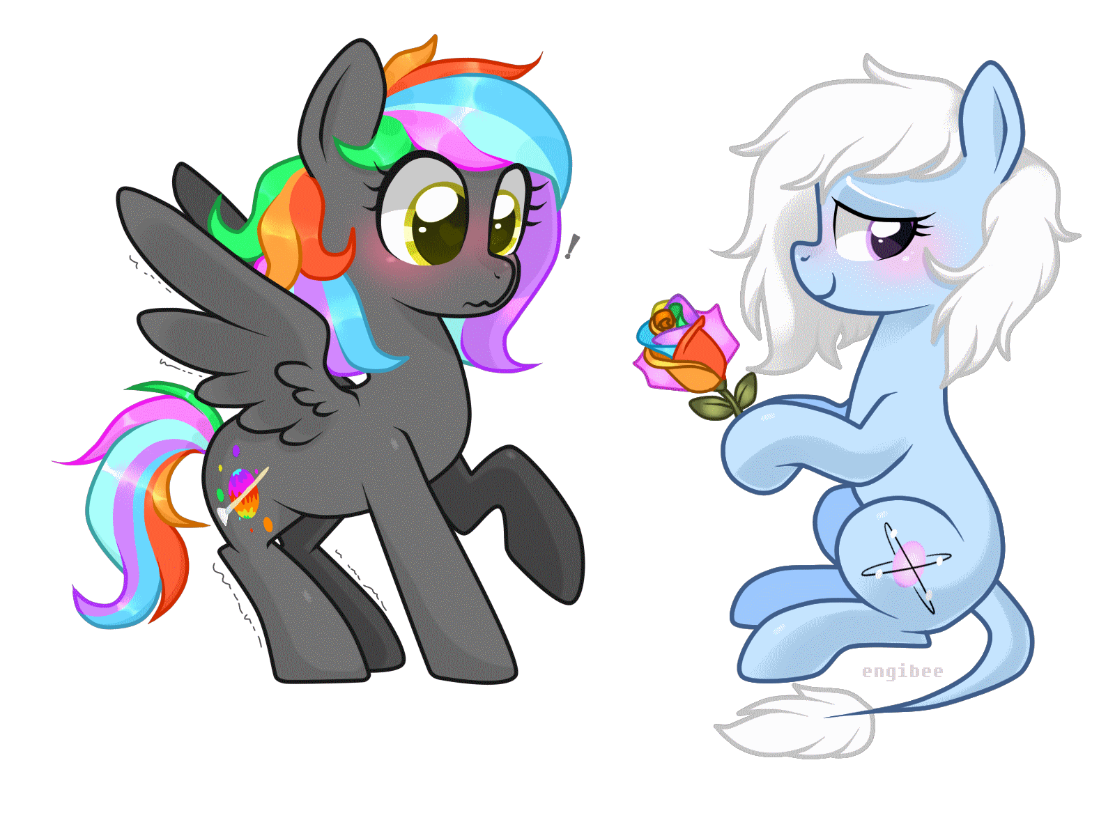 #2792506 - safe, artist:kaikururu, oc, oc only, earth pony, pegasus ...