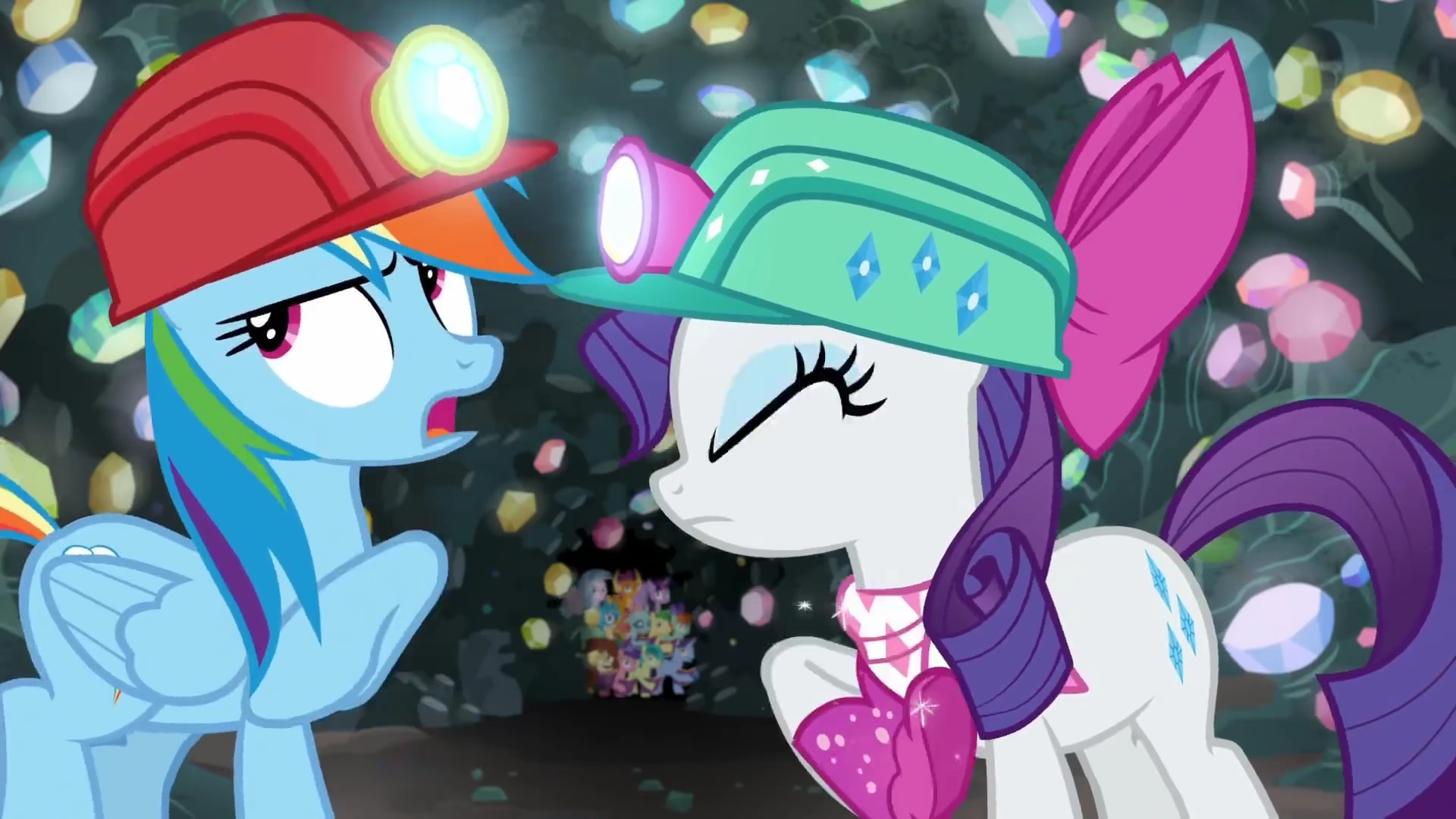 #2792854 - safe, screencap, rainbow dash, rarity, the end in friend ...