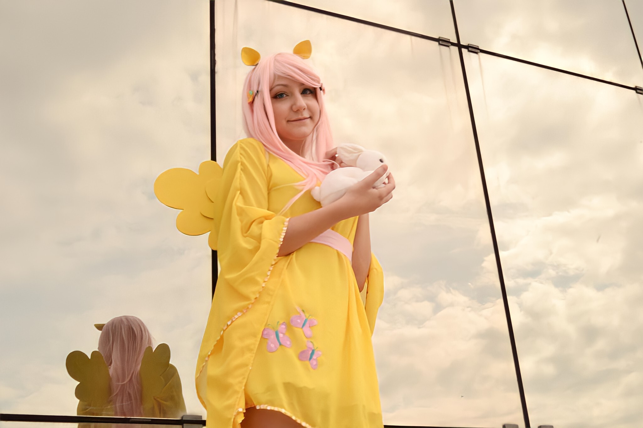 #2793908 - safe, artist:saru-cosplay, fluttershy, human, clothes ...