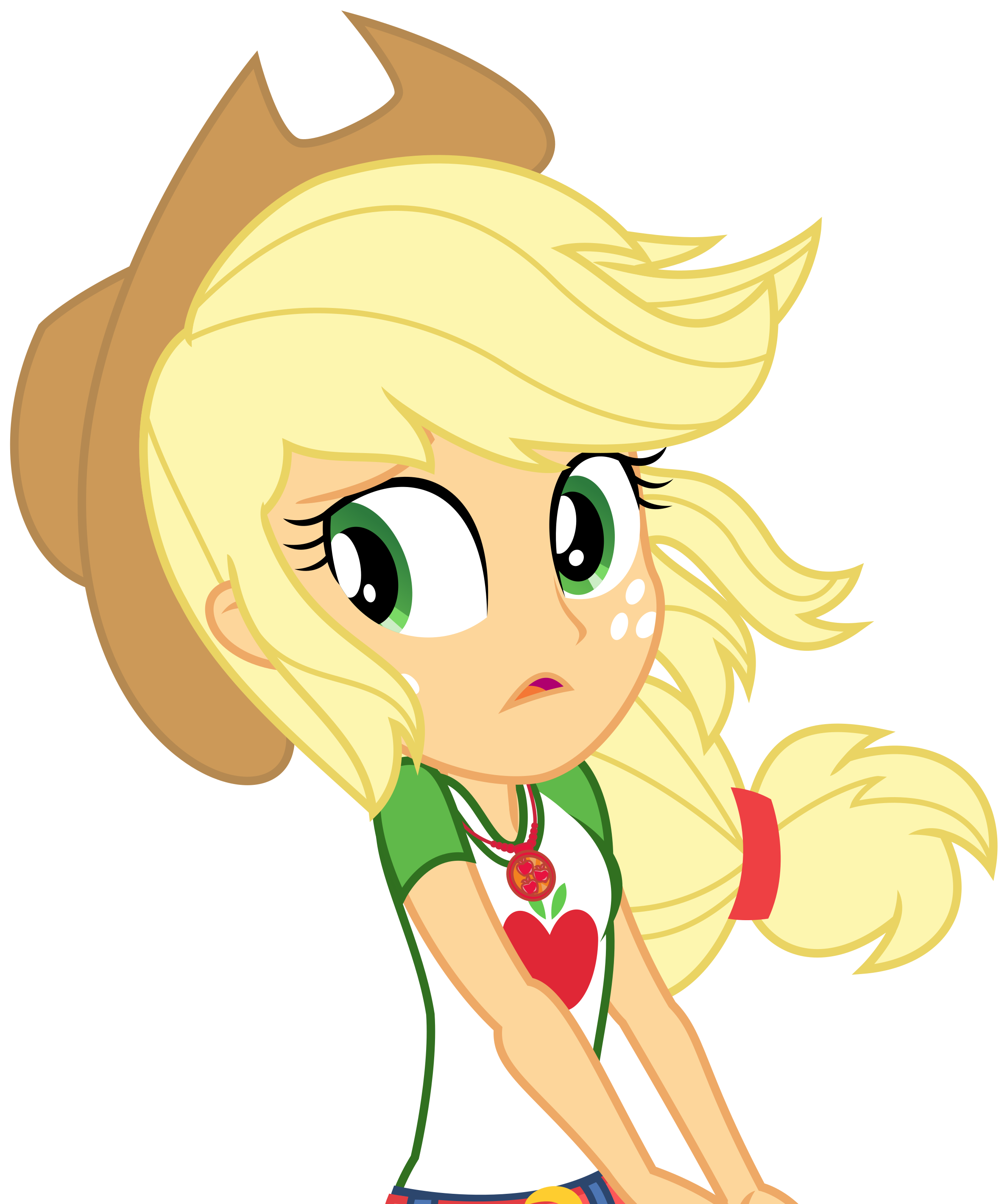 #2779938 - safe, artist:sketchmcreations, applejack, equestria girls ...