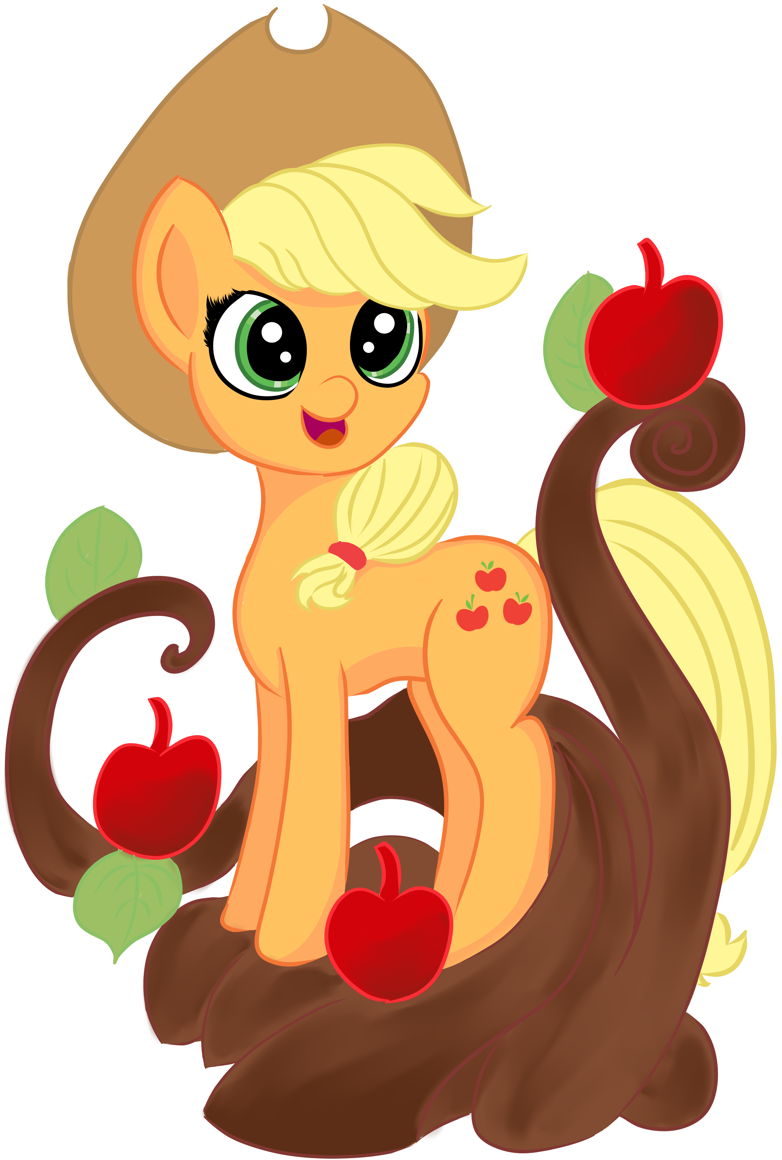 #2964207 - safe, artist:starsongdusk, applejack, earth pony, pony, g4 ...