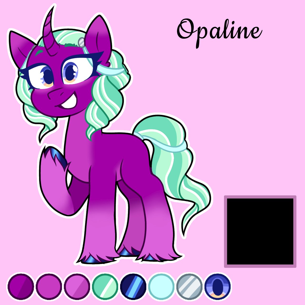 #2964452 - safe, artist:twistedtea03, opaline, pony, unicorn, g5, my ...