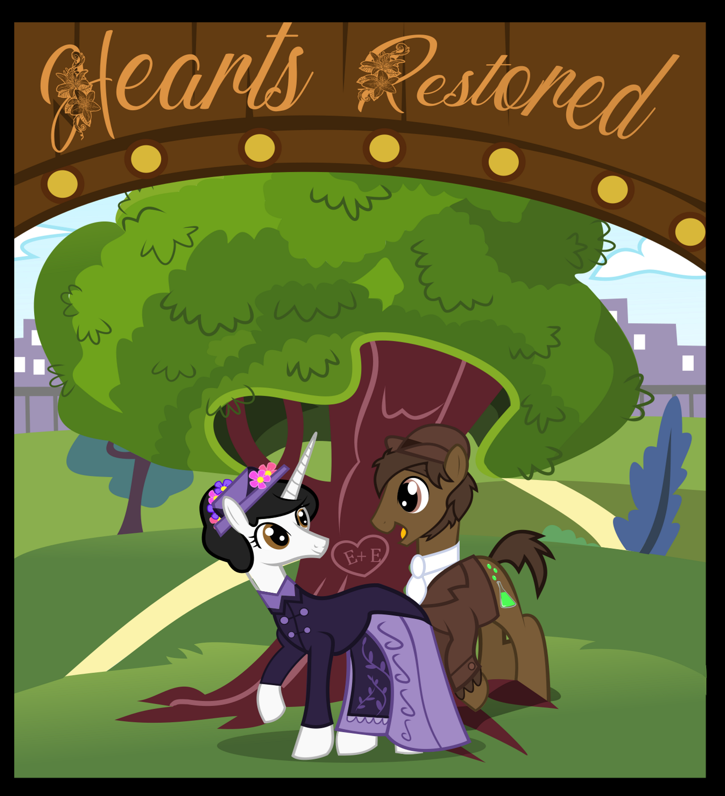 #2965931 - safe, artist:mr100dragon100, oc, oc:elizabeth, fanfic:hearts ...