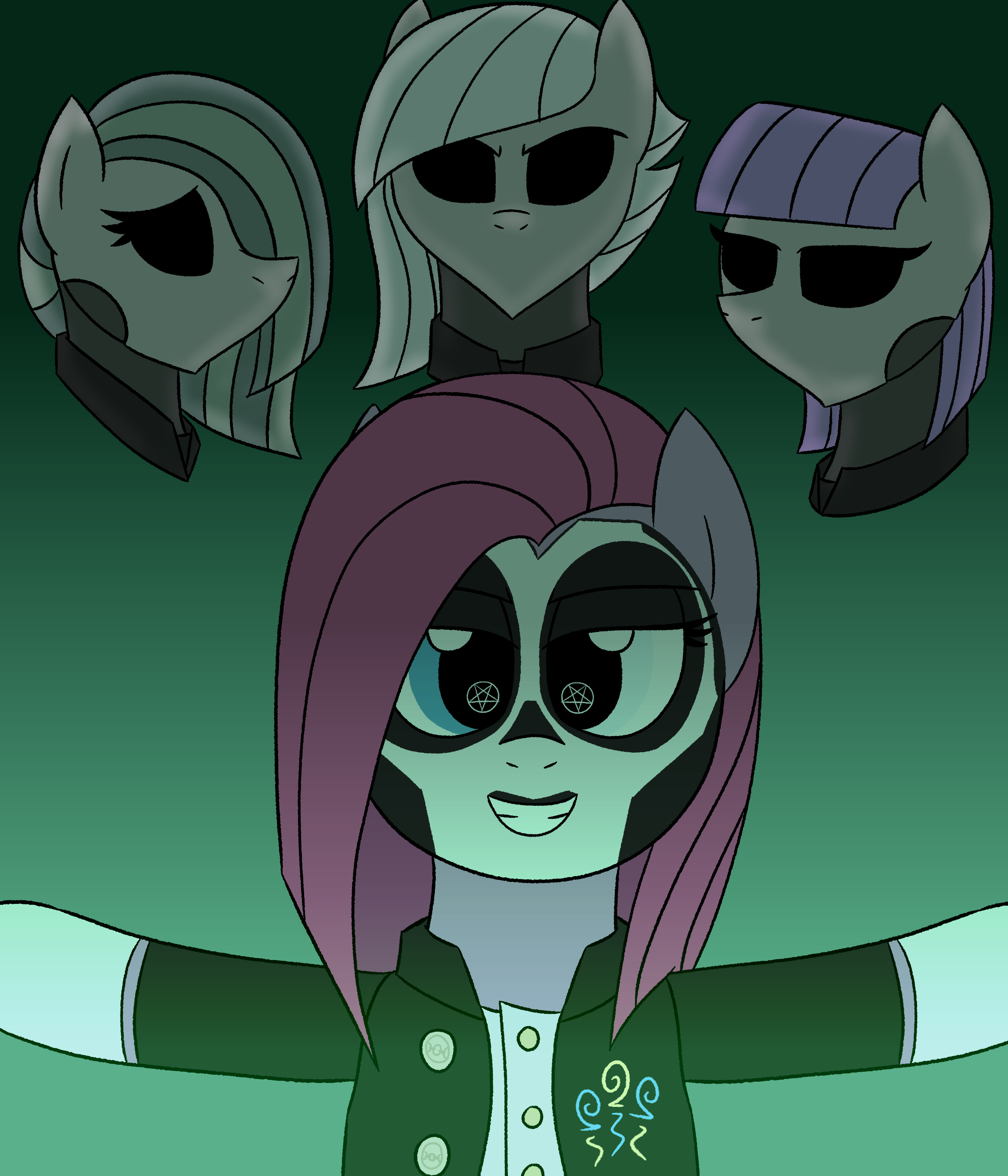 #2967669 - safe, artist:legendoflink, limestone pie, marble pie, maud ...