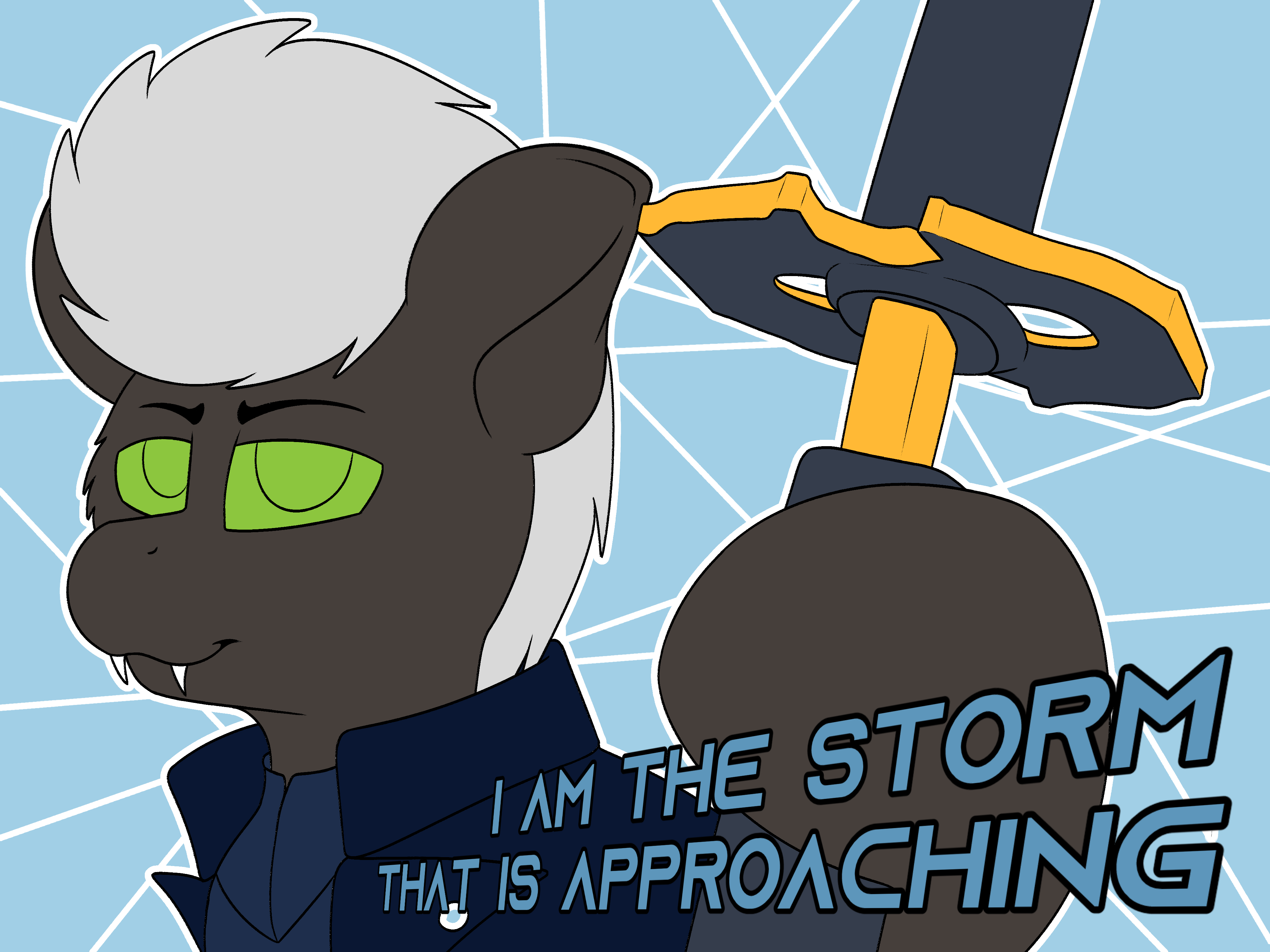 #2958718 - safe, artist:jacqueling, oc, oc:jack sunshine, changeling, changeling oc, crossover ...