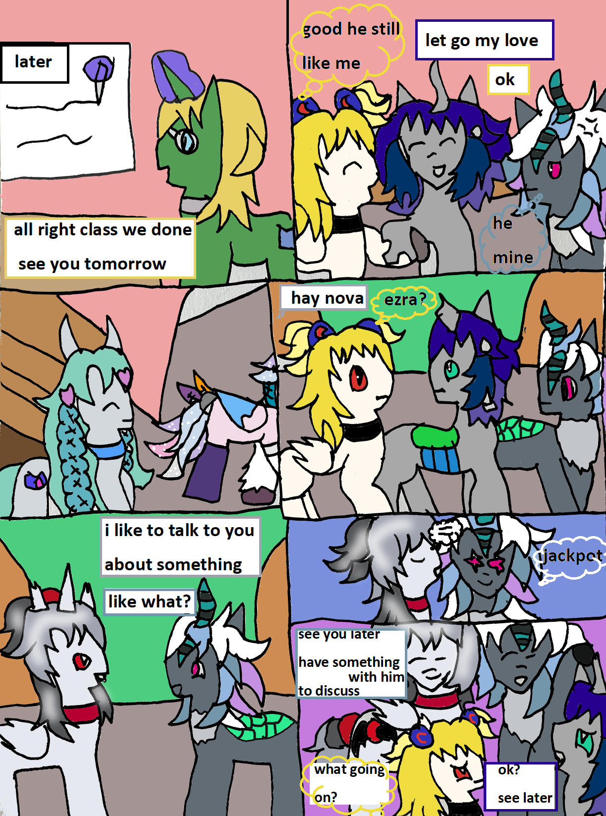 #2959164 - safe, artist:ask-luciavampire, oc, oc only, oc:aiden, oc:ezra damon, oc:nova layla ...