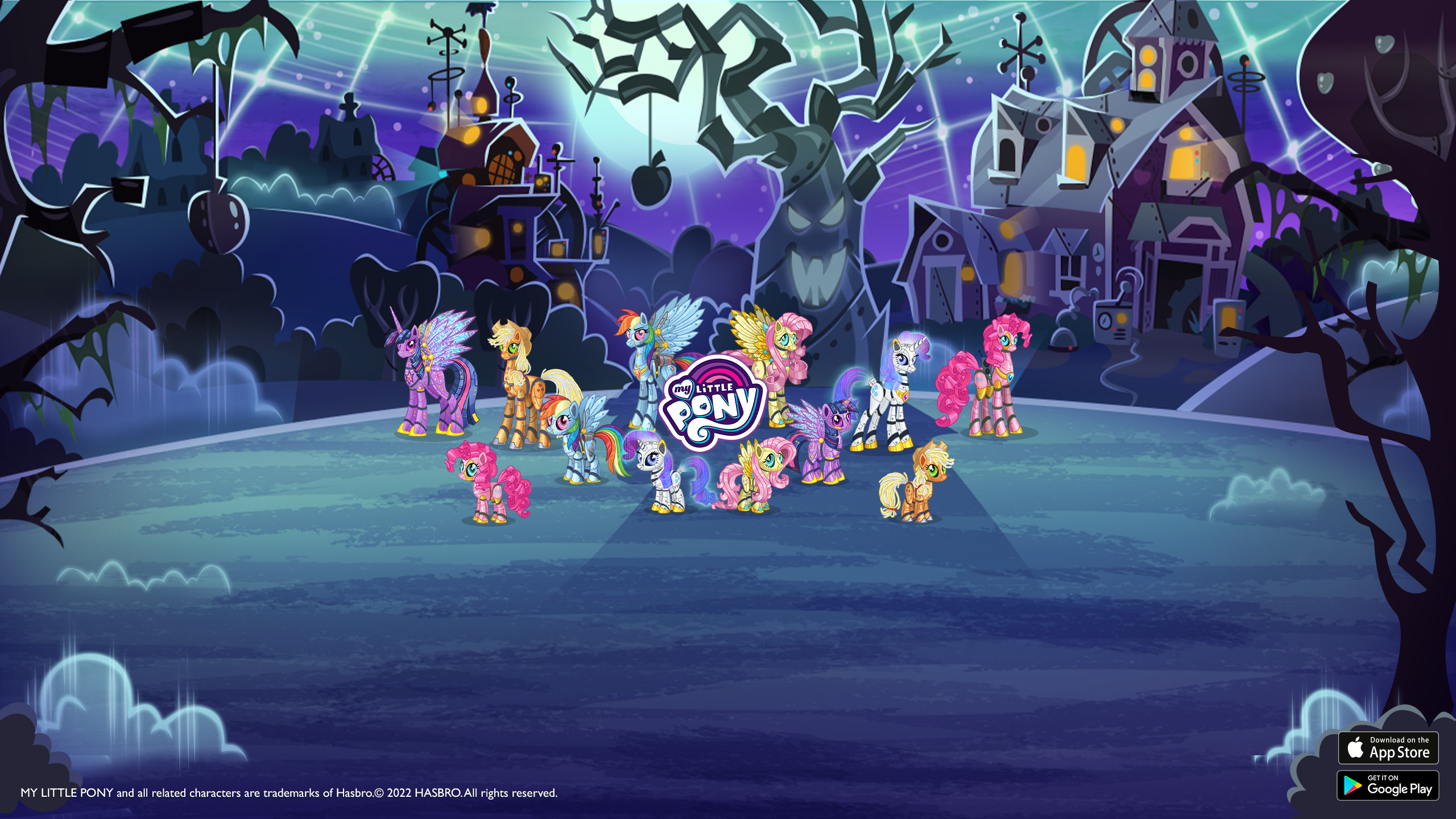 #2970829 - safe, gameloft, applejack, fluttershy, pinkie pie, rainbow ...