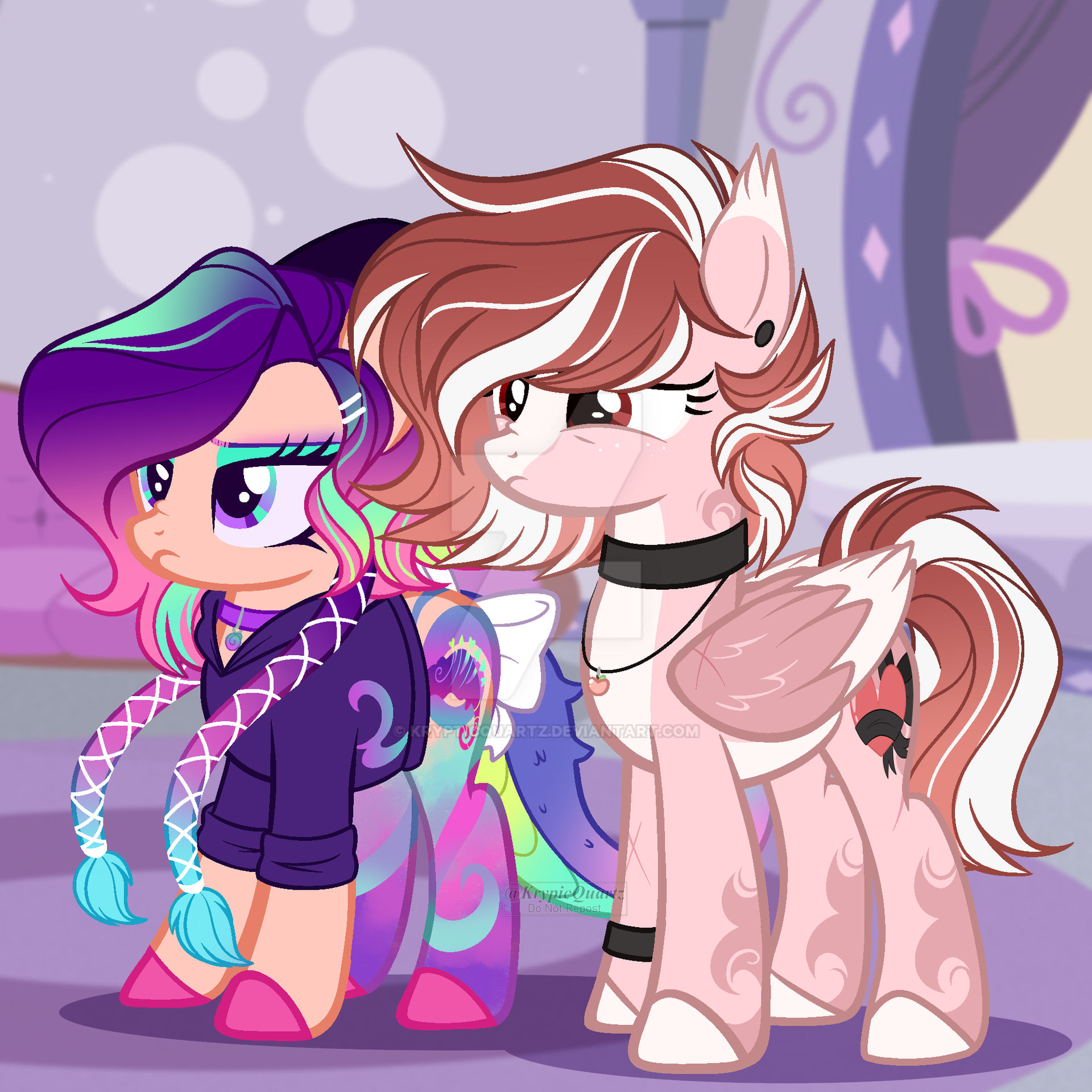 #2971861 - safe, artist:krypticquartz, oc, oc only, oc:pascalla, earth pony, pegasus, pony, base ...