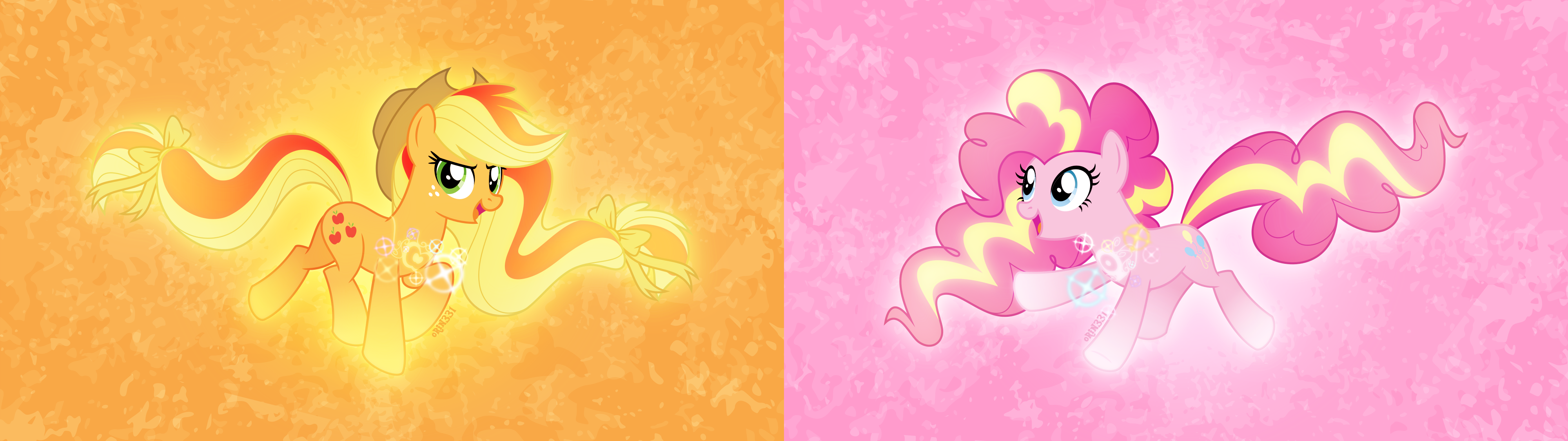 #2974070 - safe, artist:orin331, applejack, pinkie pie, earth pony ...