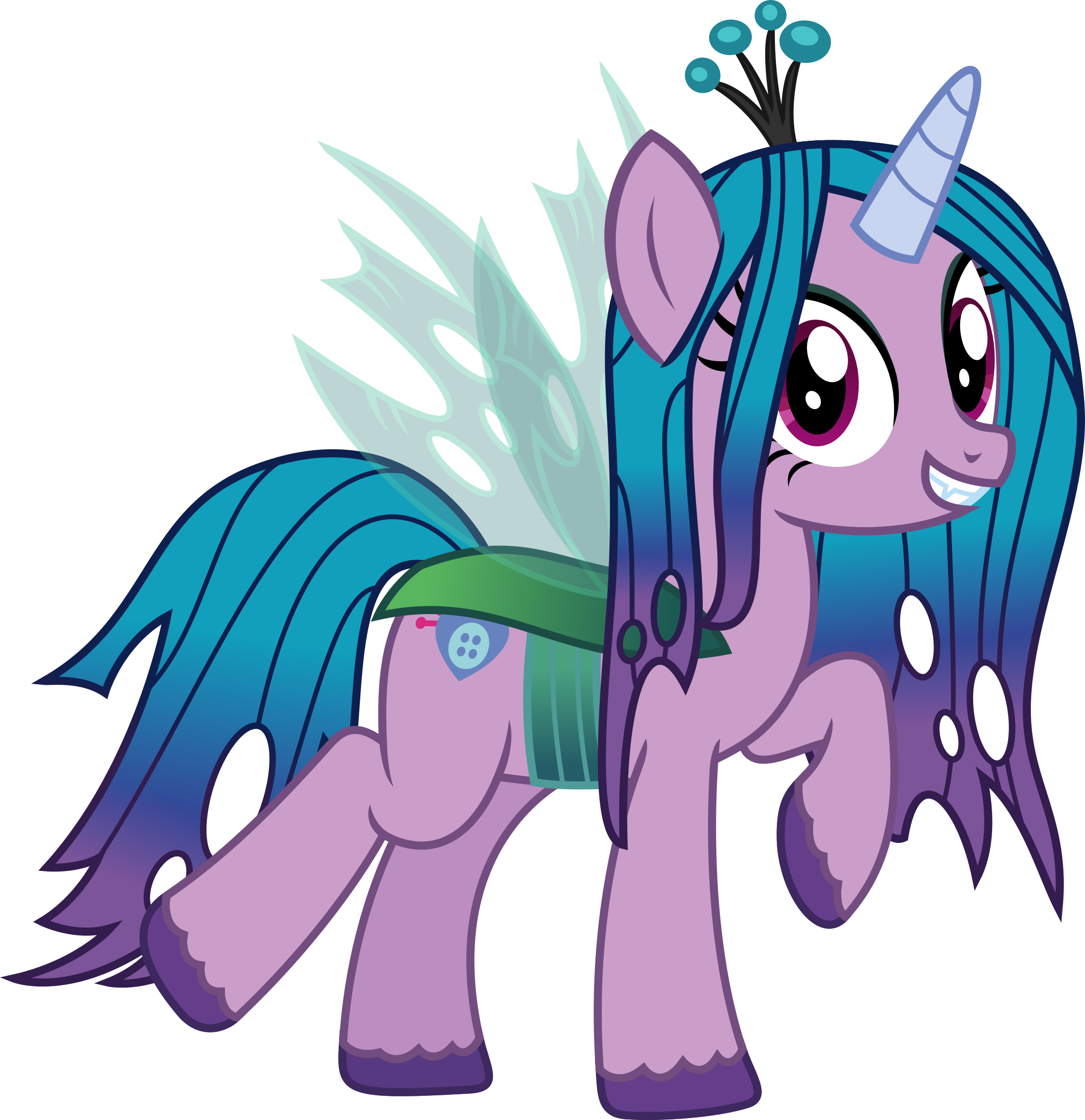 #2974872 - safe, artist:sketchmcreations, izzy moonbow, queen chrysalis ...