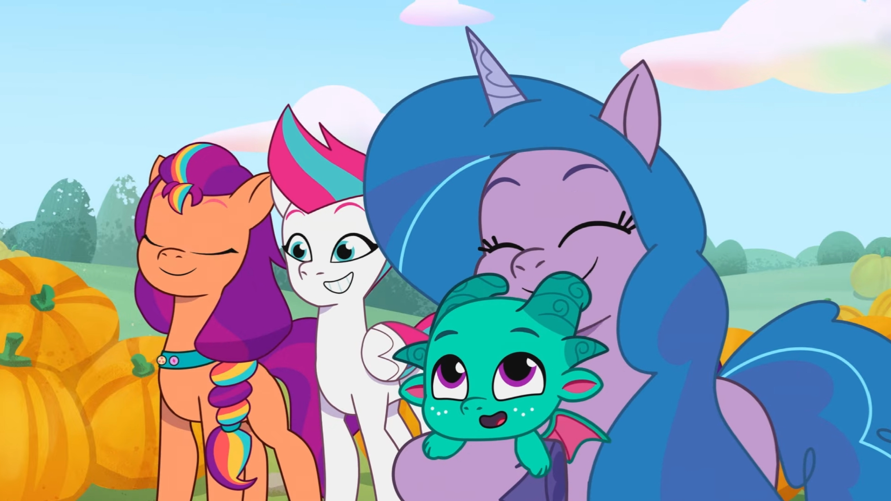 #2975448 - safe, screencap, izzy moonbow, sparky sparkeroni, sunny ...