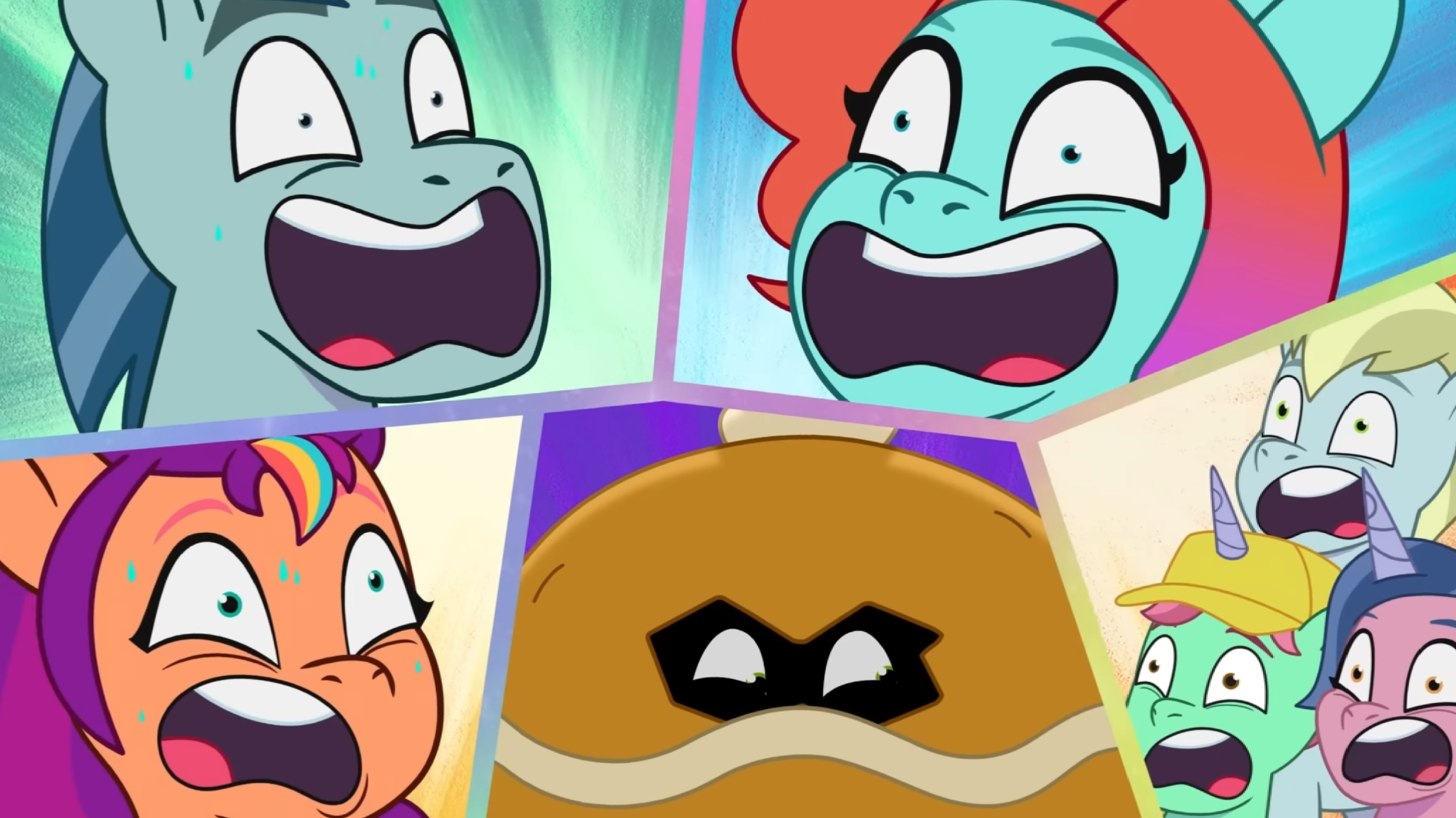 #2976895 - safe, screencap, clapboard snap, emerald saucer, jazz hooves ...