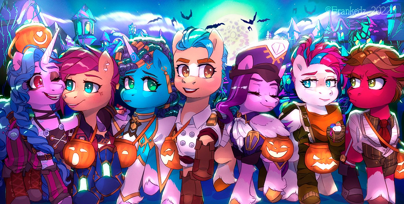 #2978047 - safe, artist:frank3dz, hitch trailblazer, izzy moonbow ...