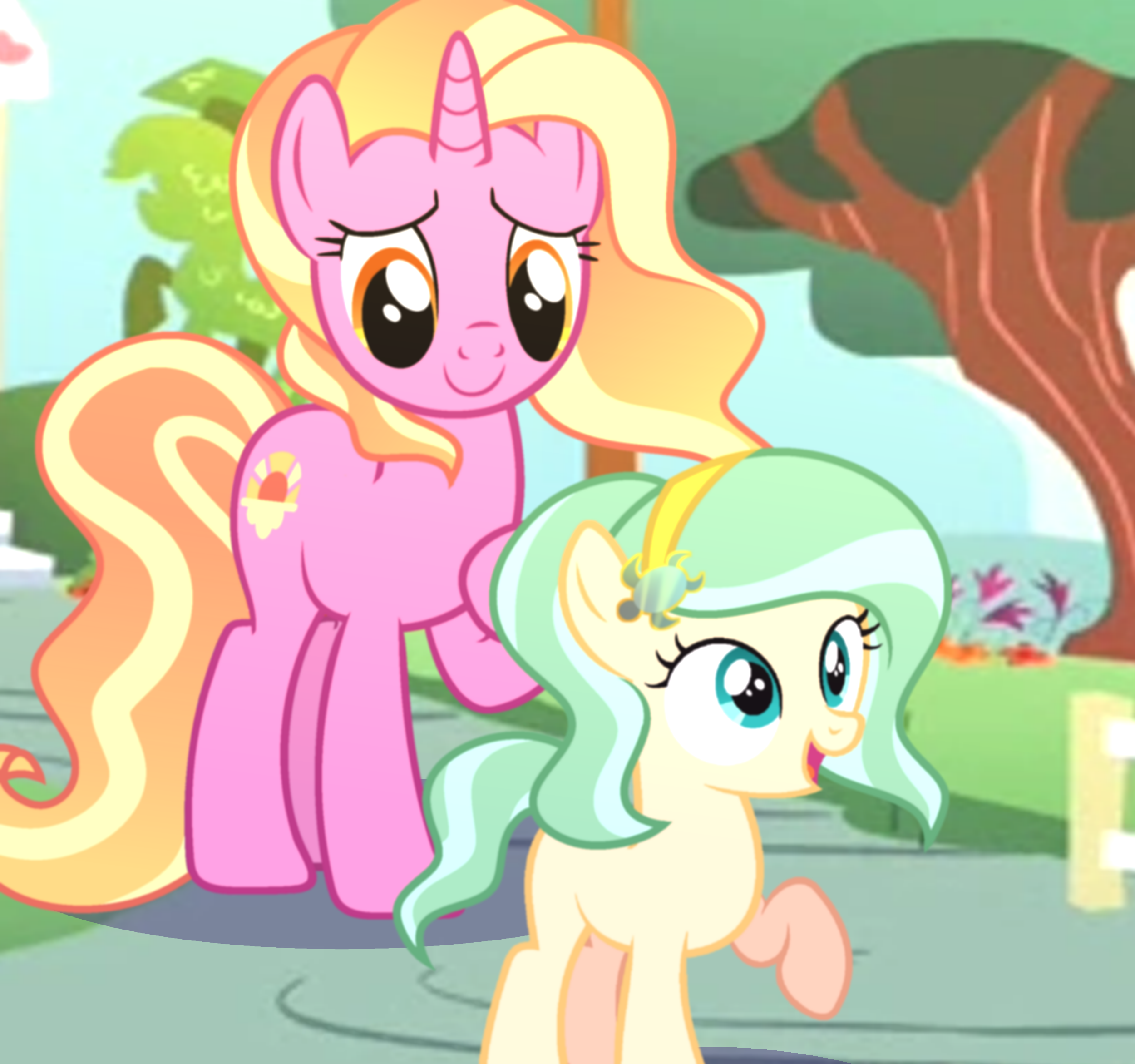 #2960900 - safe, edit, luster dawn, oc, earth pony, pony, unicorn, g4 ...