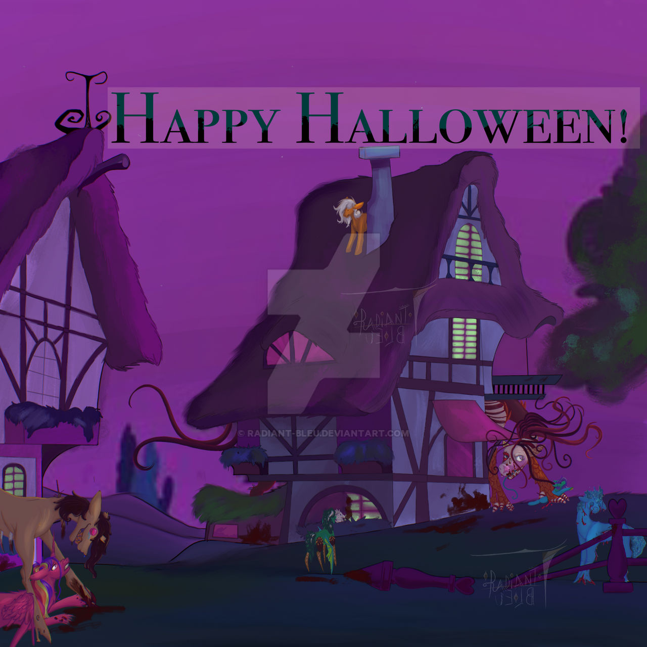 #2978604 - grimdark, grotesque, artist:radiant-bleu, oc, oc:candymare ...