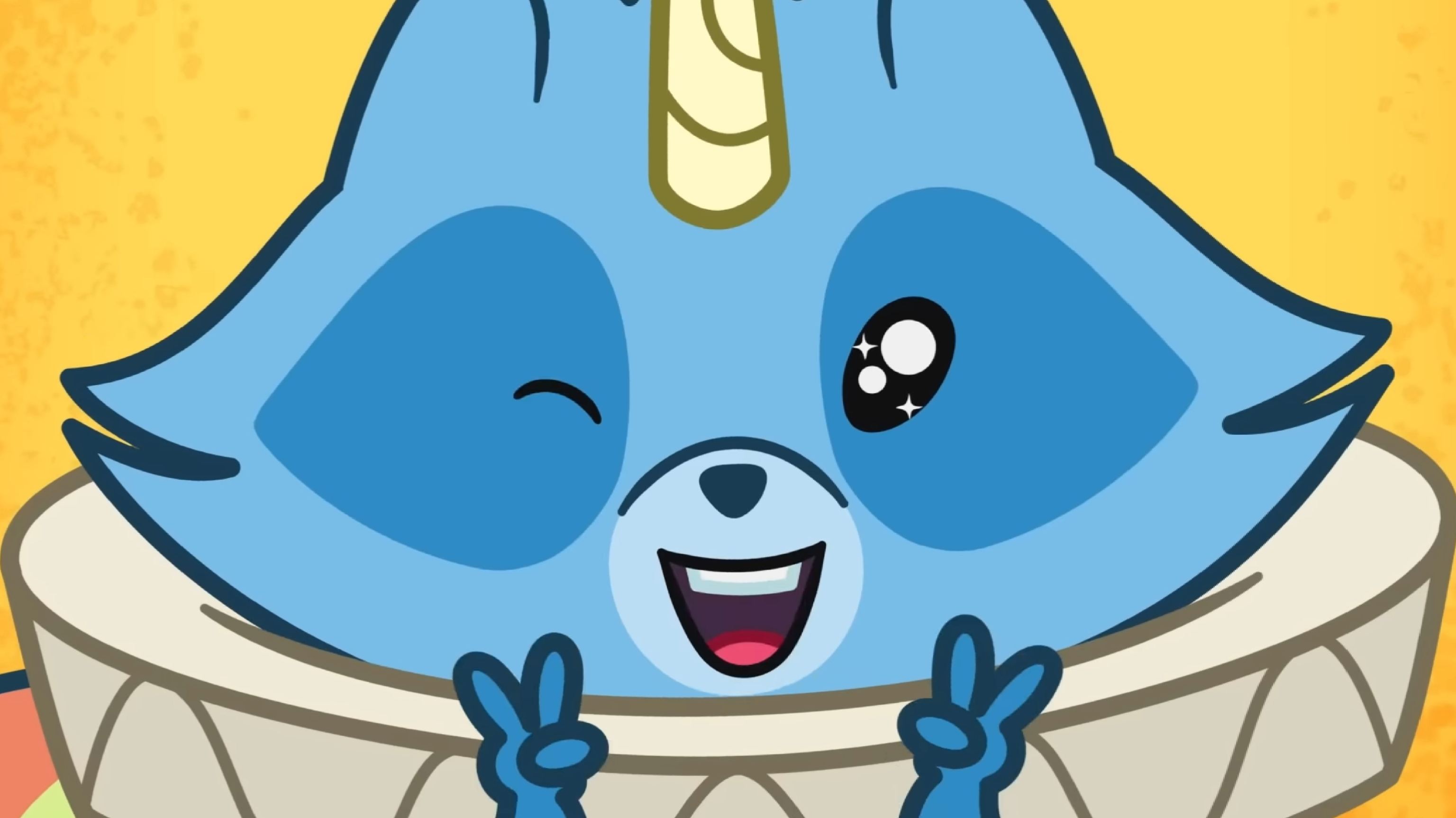 #2984893 - safe, screencap, raccoon, raccoonicorn, baby critters, g5 ...