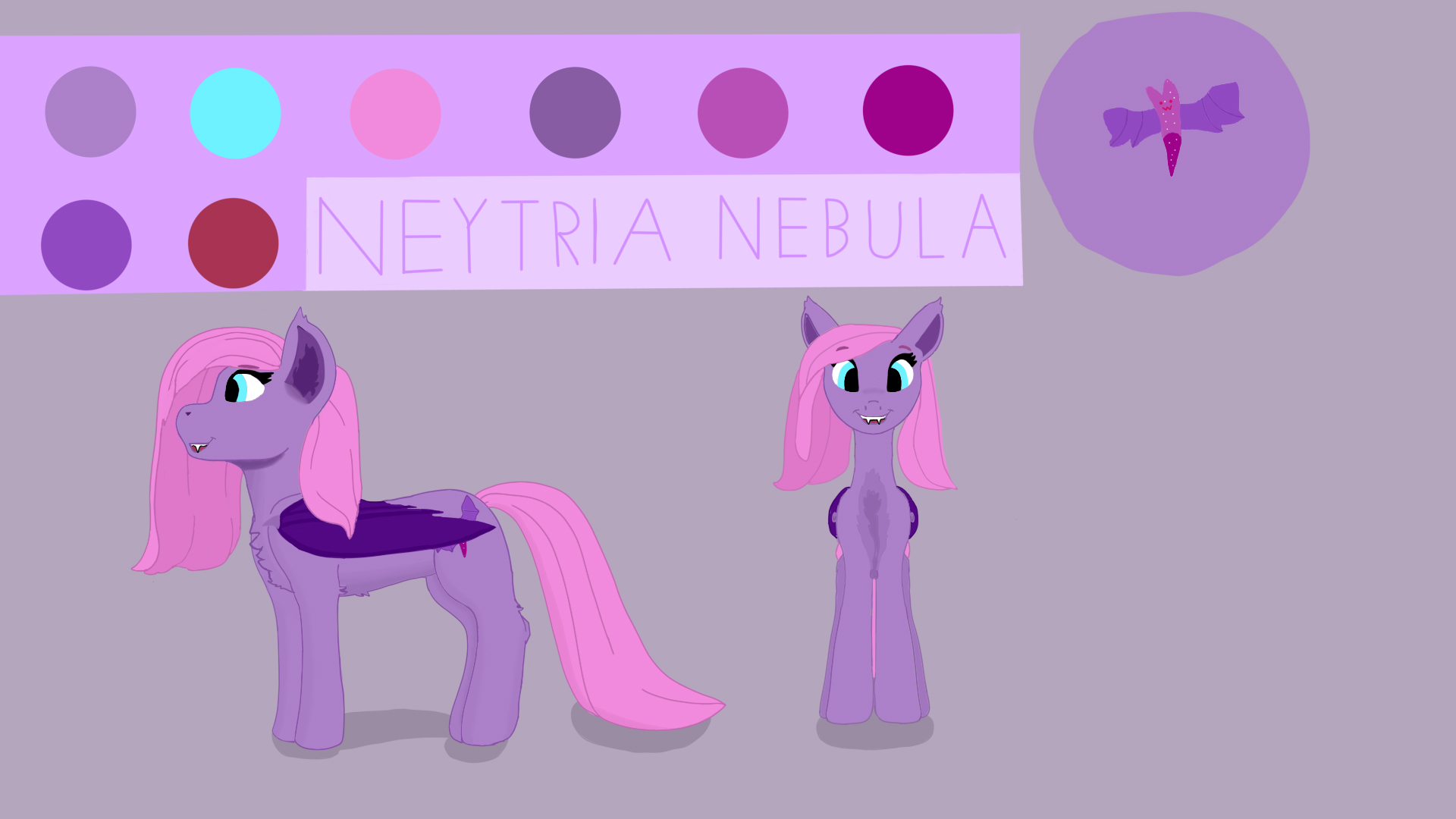 #2985391 - safe, oc, oc:neytrianebula, bat pony, undead, vampire ...