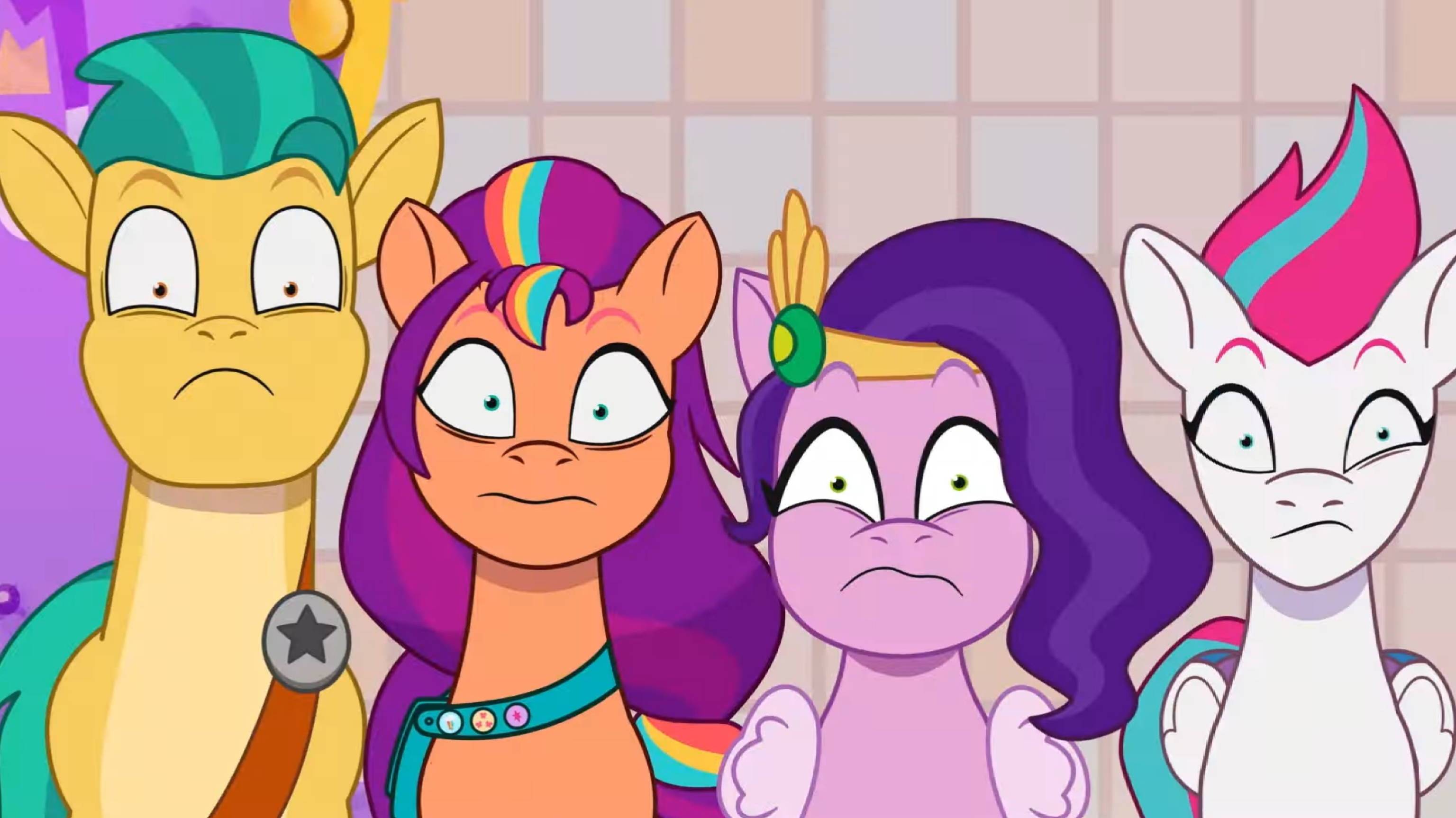 #2985445 - safe, screencap, hitch trailblazer, pipp petals, sunny ...