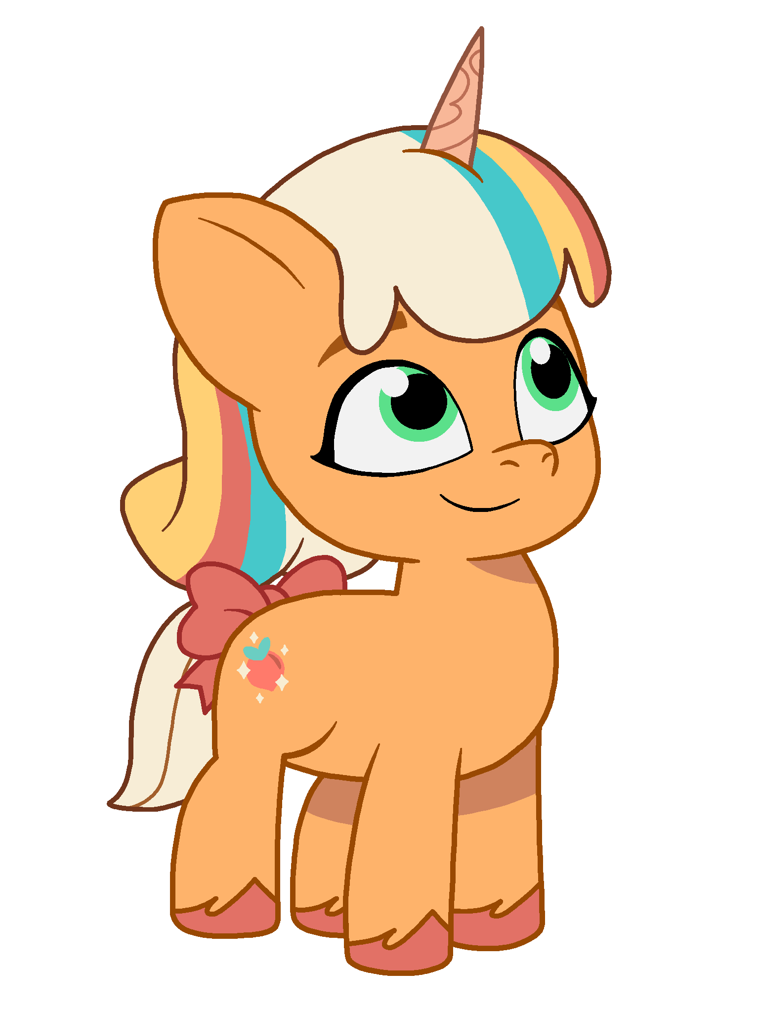 #2987638 - safe, artist:ben81398, peach fizz, pony, unicorn, g5, my ...