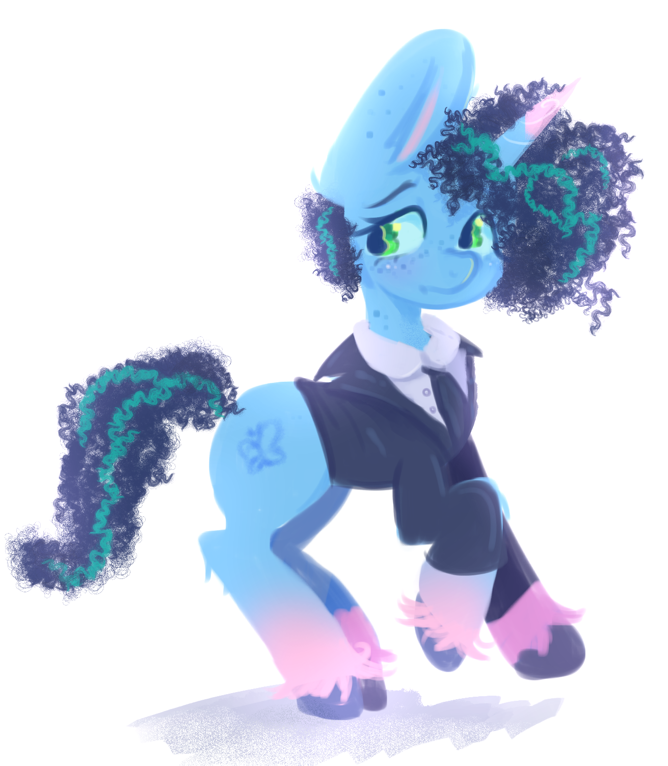 #2989155 - safe, artist:kreeeeeez, misty brightdawn, pony, unicorn, g5 ...