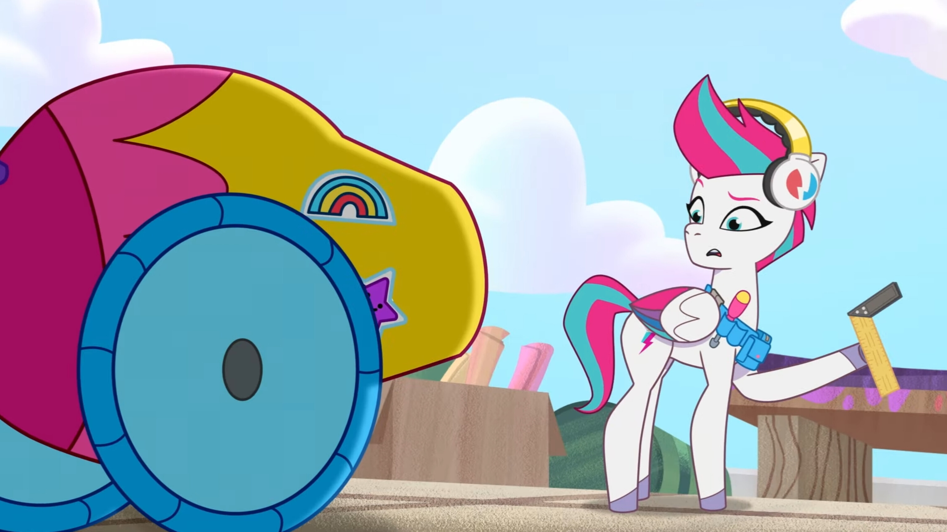 #2990662 - safe, screencap, zipp storm, pegasus, pony, g5, my little pony: tell your tale, take ...