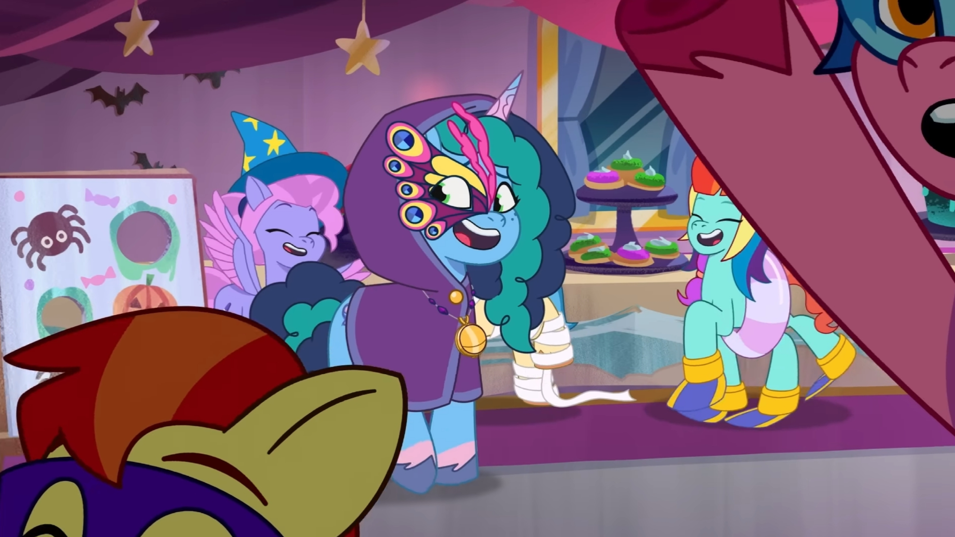 #2979392 - safe, screencap, bubbles (g5), jazz hooves, misty brightdawn ...