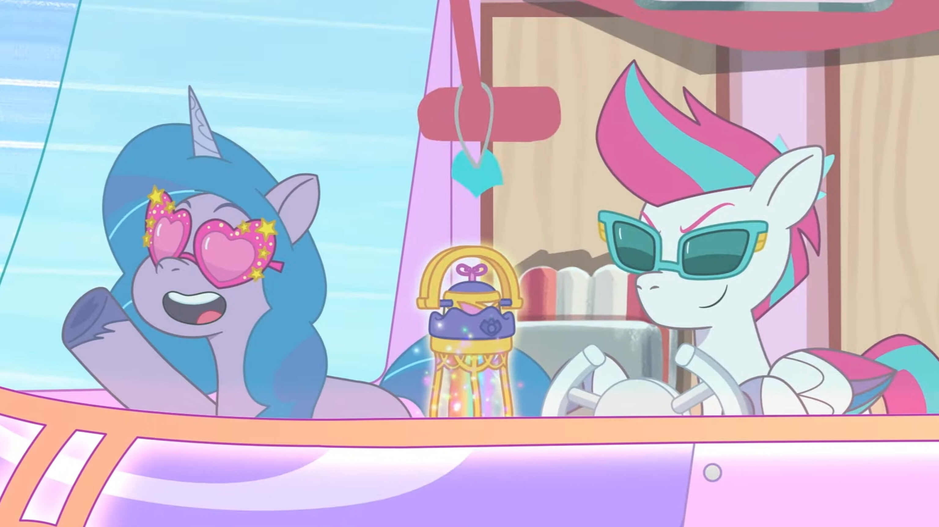 #2991415 - safe, screencap, izzy moonbow, zipp storm, pegasus, pony ...