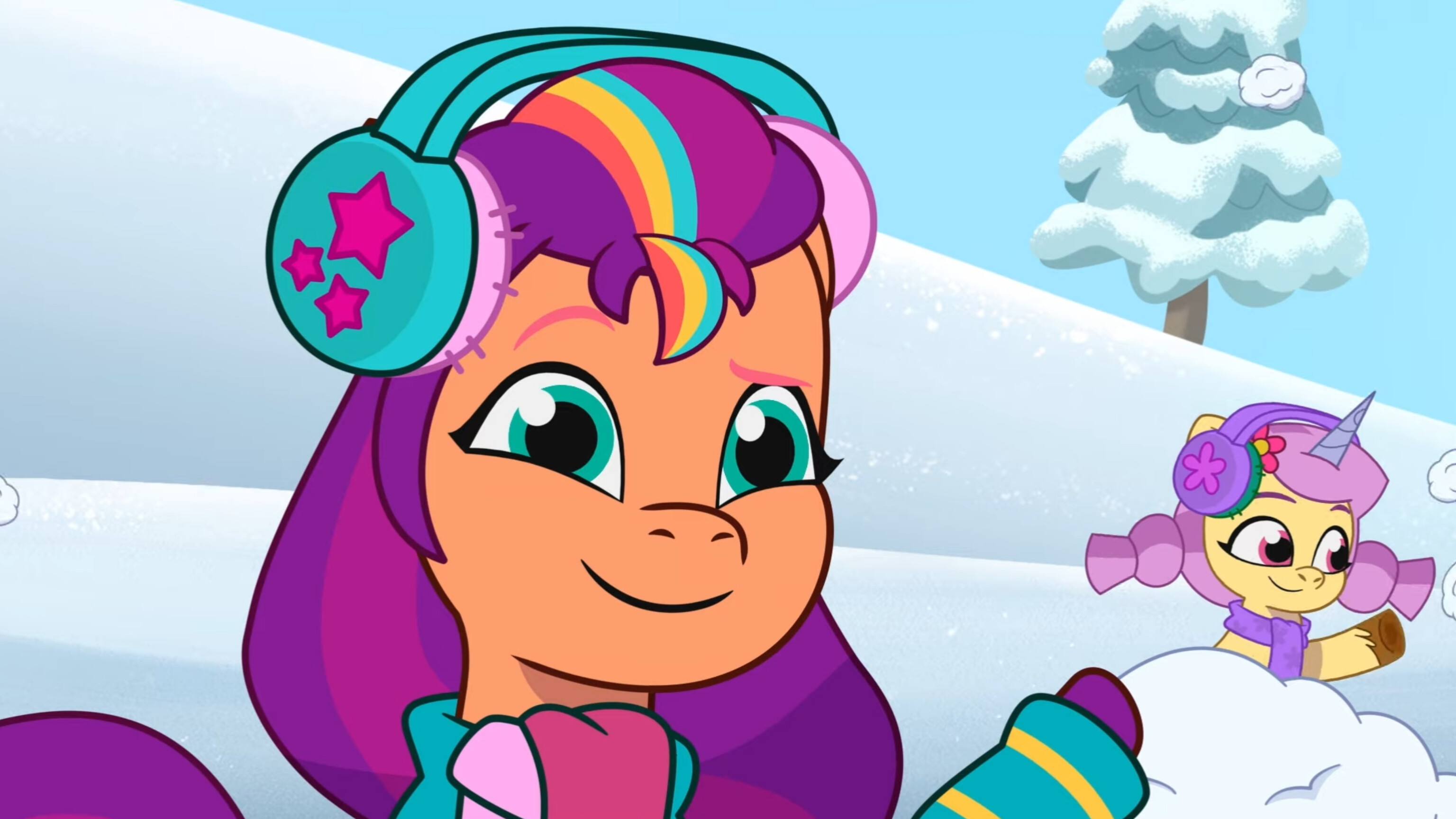 #2994053 - safe, screencap, molly blossom, sunny starscout, earth pony ...