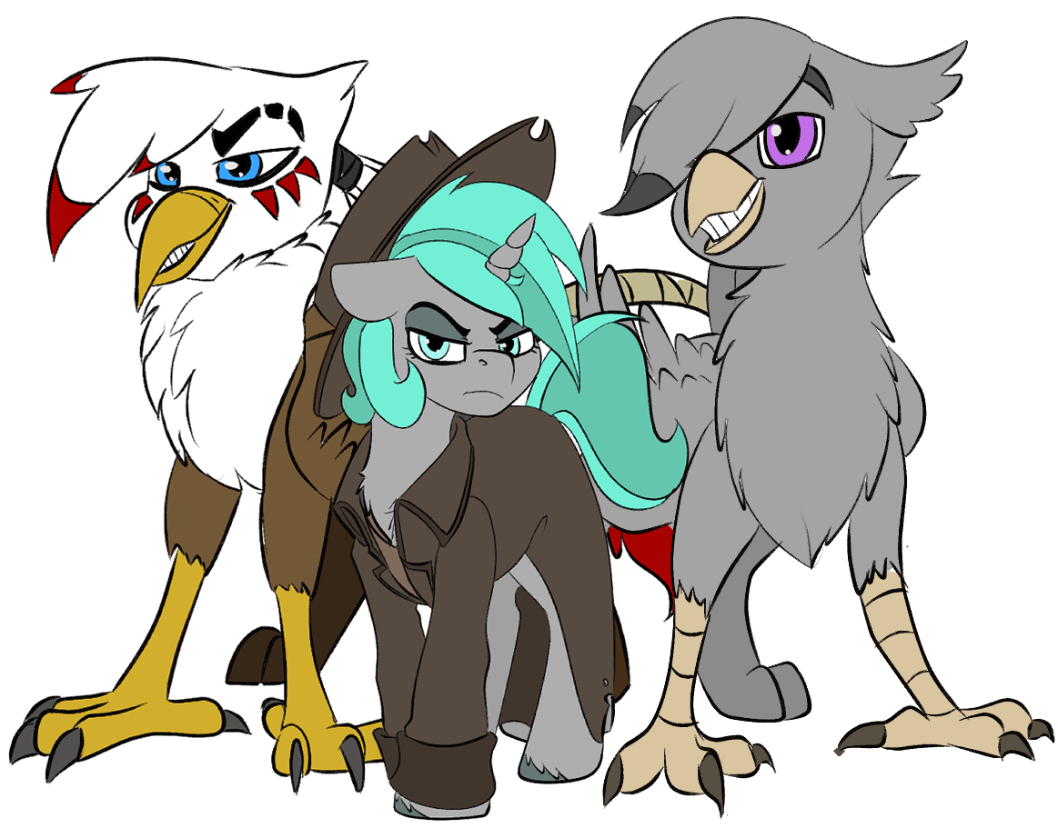 #2994300 - safe, artist:brainiac, oc, oc:casey, oc:duskclaw, oc:valiant ...